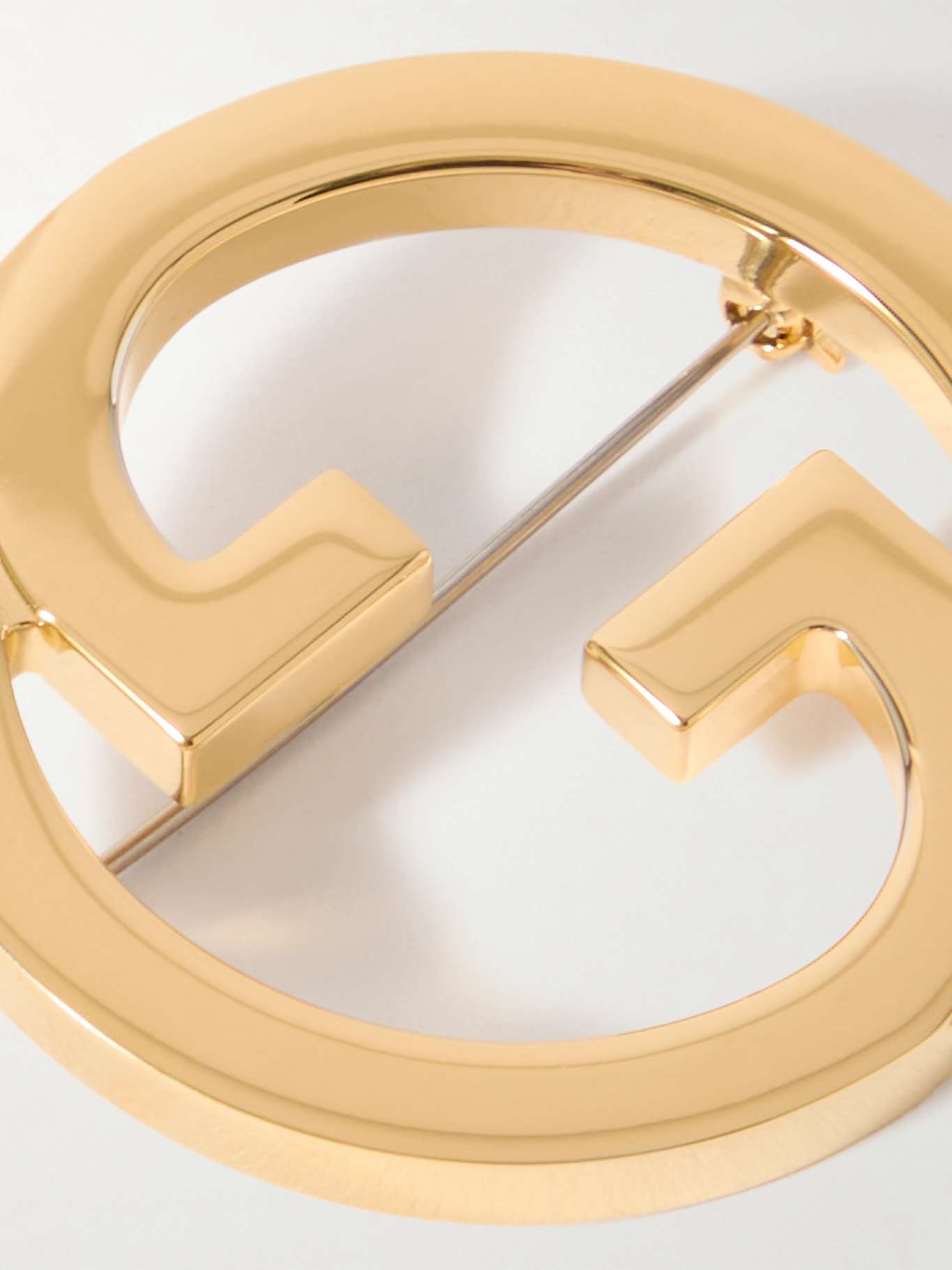 GUCCI Blondie gold-tone brooch | NET-A-PORTER