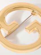 GUCCI Blondie gold-tone brooch | NET-A-PORTER