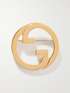 GUCCI Blondie gold-tone brooch | NET-A-PORTER
