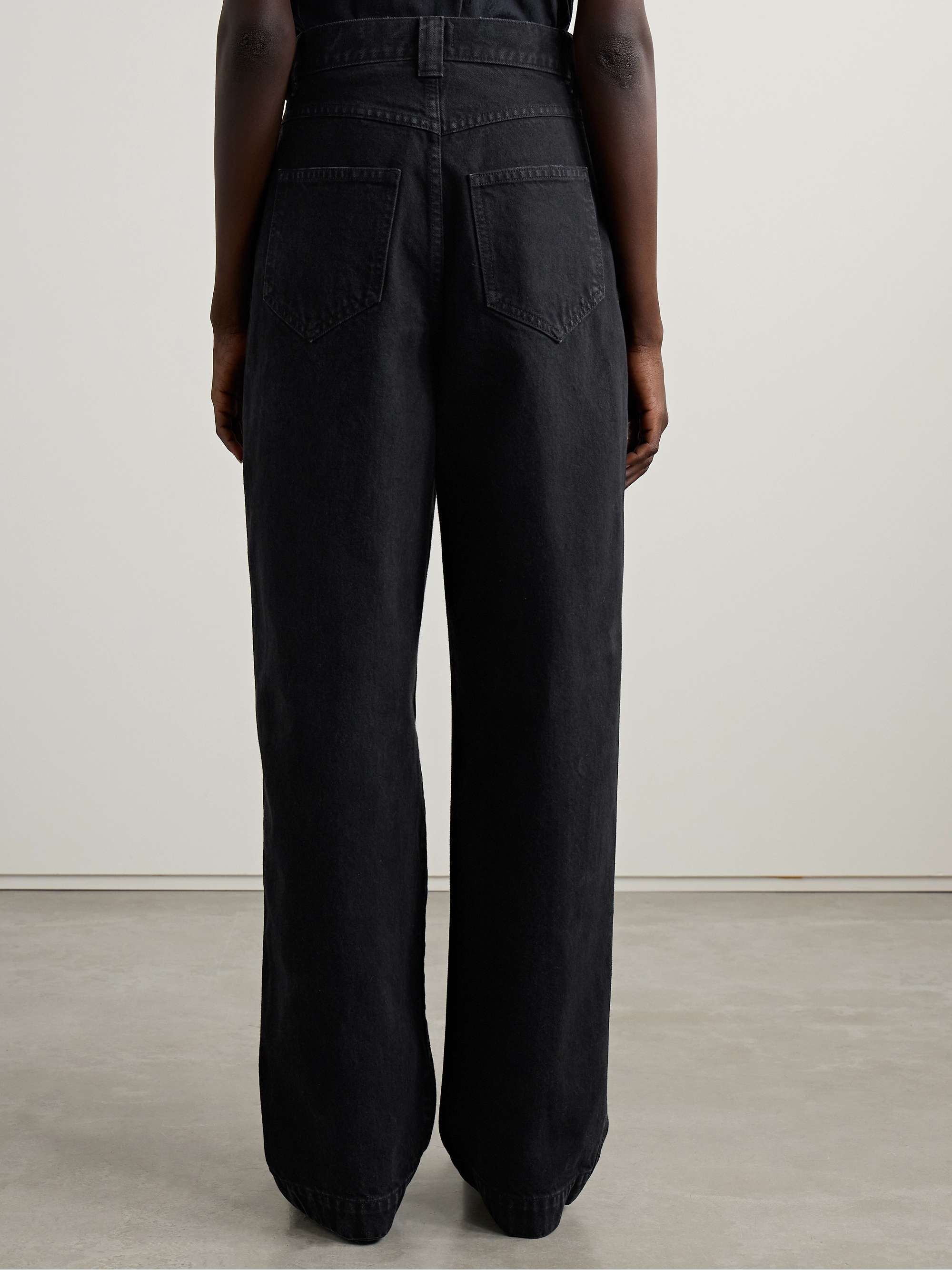 KHAITE Hewitt high-rise straight-leg jeans | NET-A-PORTER