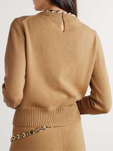 RABANNE Chainmail-embellished wool and cashmere-blend sweater | NET-A ...