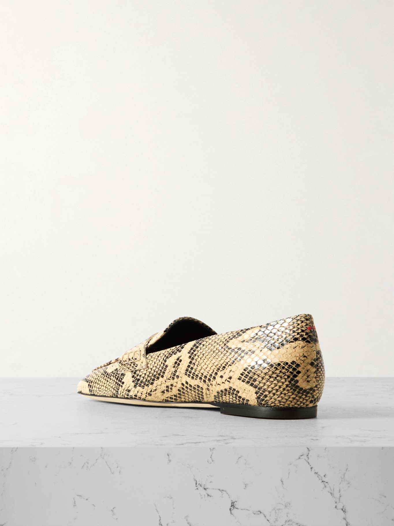 Snake print Tom snake-effect leather loafers | AEYDE | NET-A-PORTER