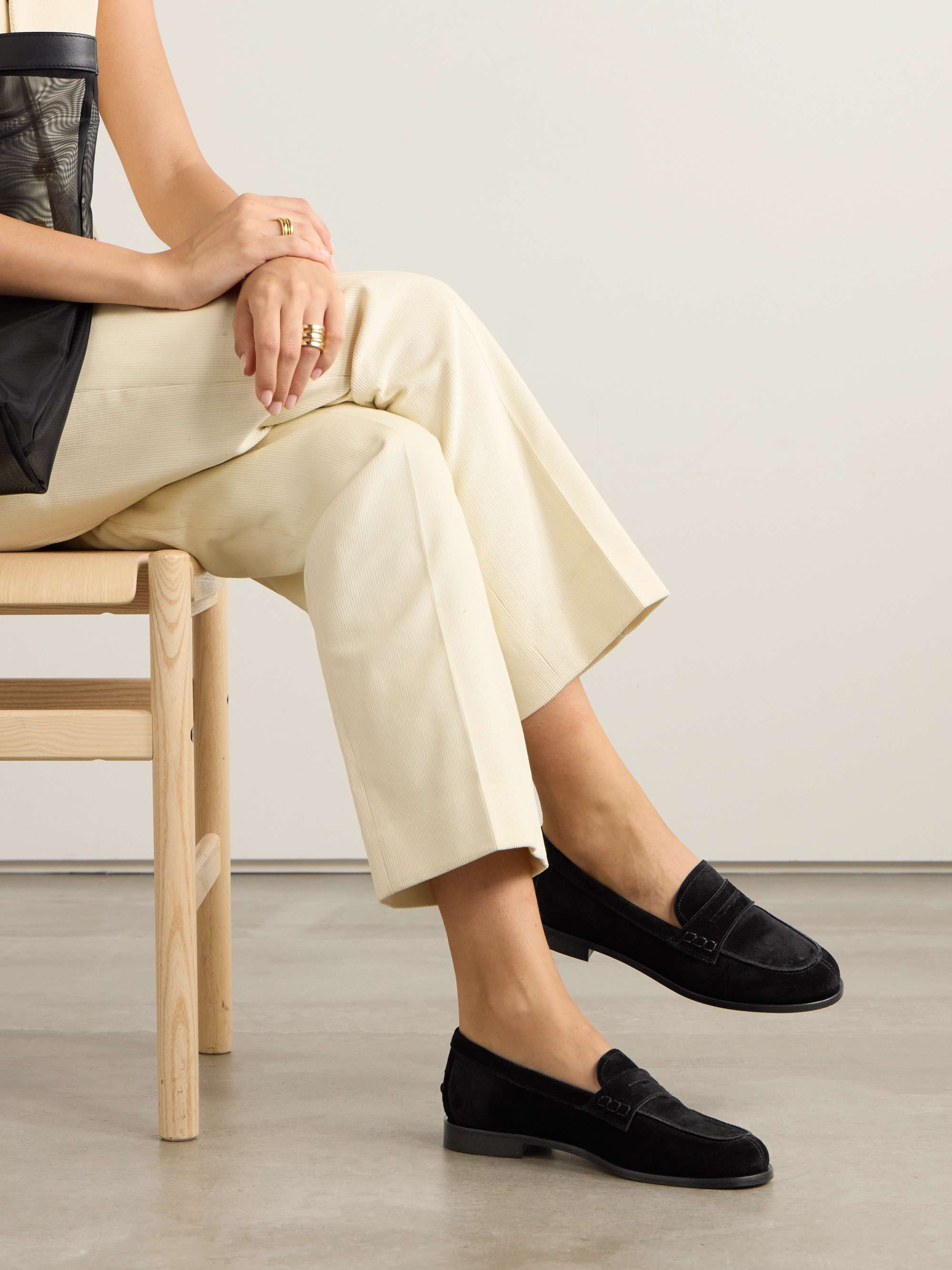 AEYDE Oscar suede loafers | NET-A-PORTER