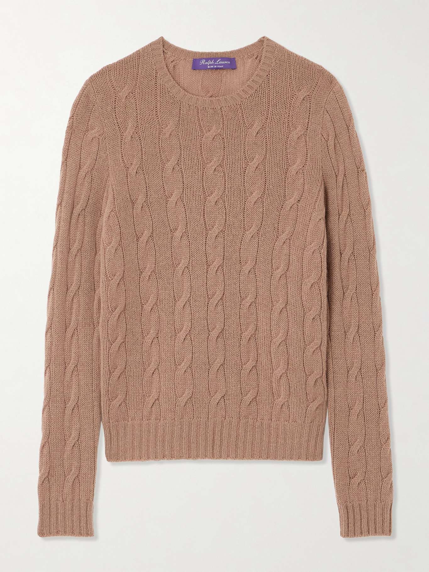 RALPH LAUREN COLLECTION Cable-knit cashmere sweater | NET-A-PORTER