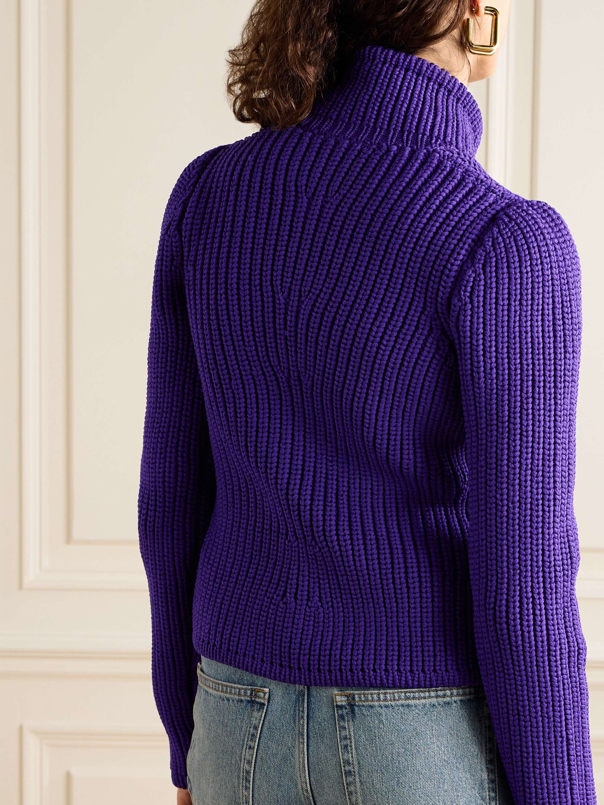 LOEWE Ribbed-knit cardigan | NET-A-PORTER