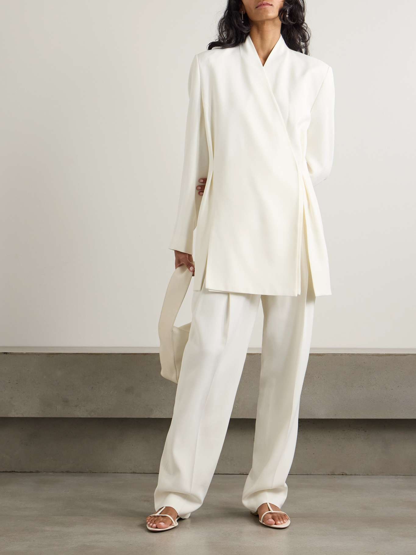 TOVE Aldar crepe wrap blazer | NET-A-PORTER