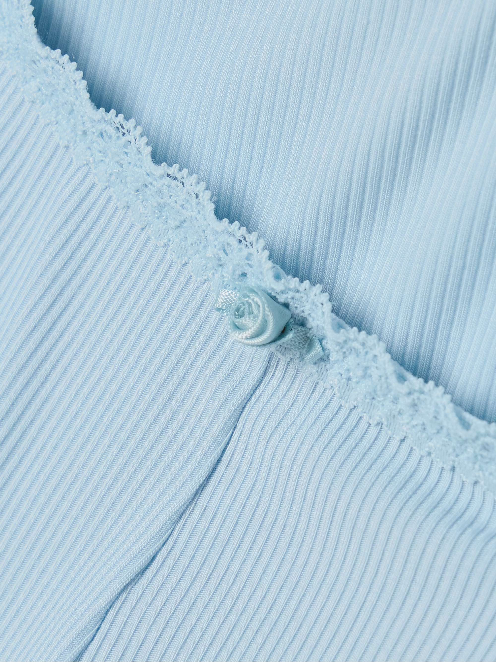 SKIMS Soft Lounge Lace Shorts – Celeste | NET-A-PORTER