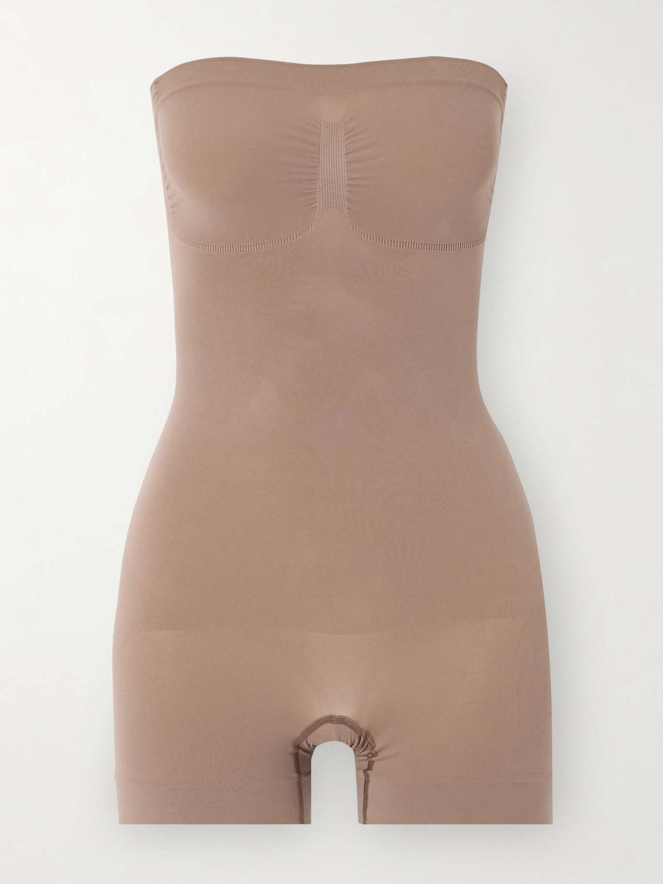 SKIMS Seamless Sculpt Strapless Shortie Bodysuit - Sienna | NET-A-PORTER