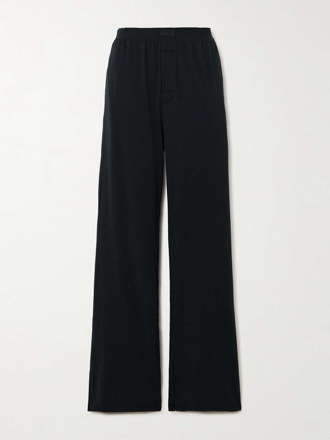 SKIMS Boyfriend stretch-modal and cotton-blend jersey track pants ...