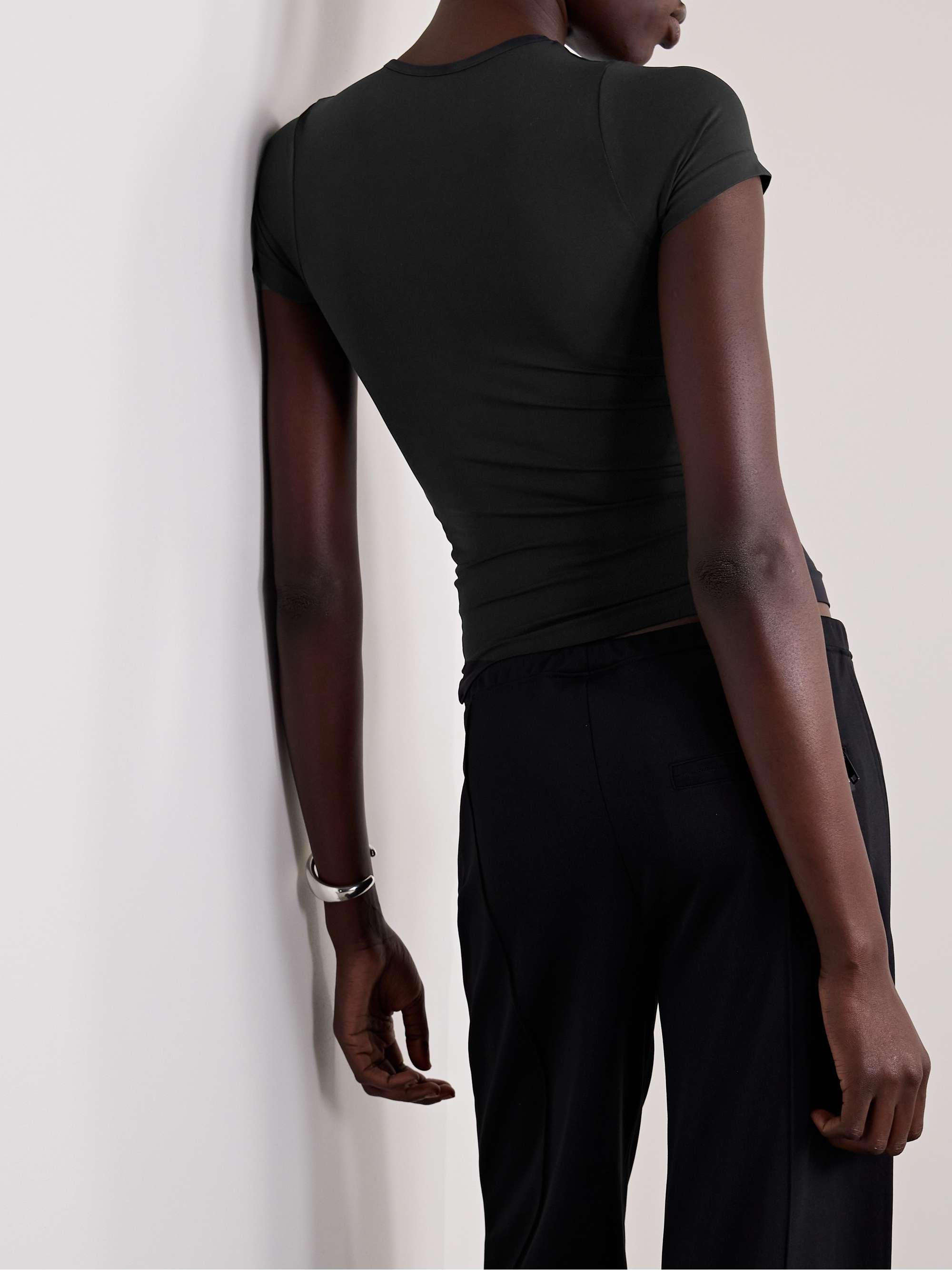 SKIMS Soft Smoothing Seamless T-shirt - Eclipse | NET-A-PORTER