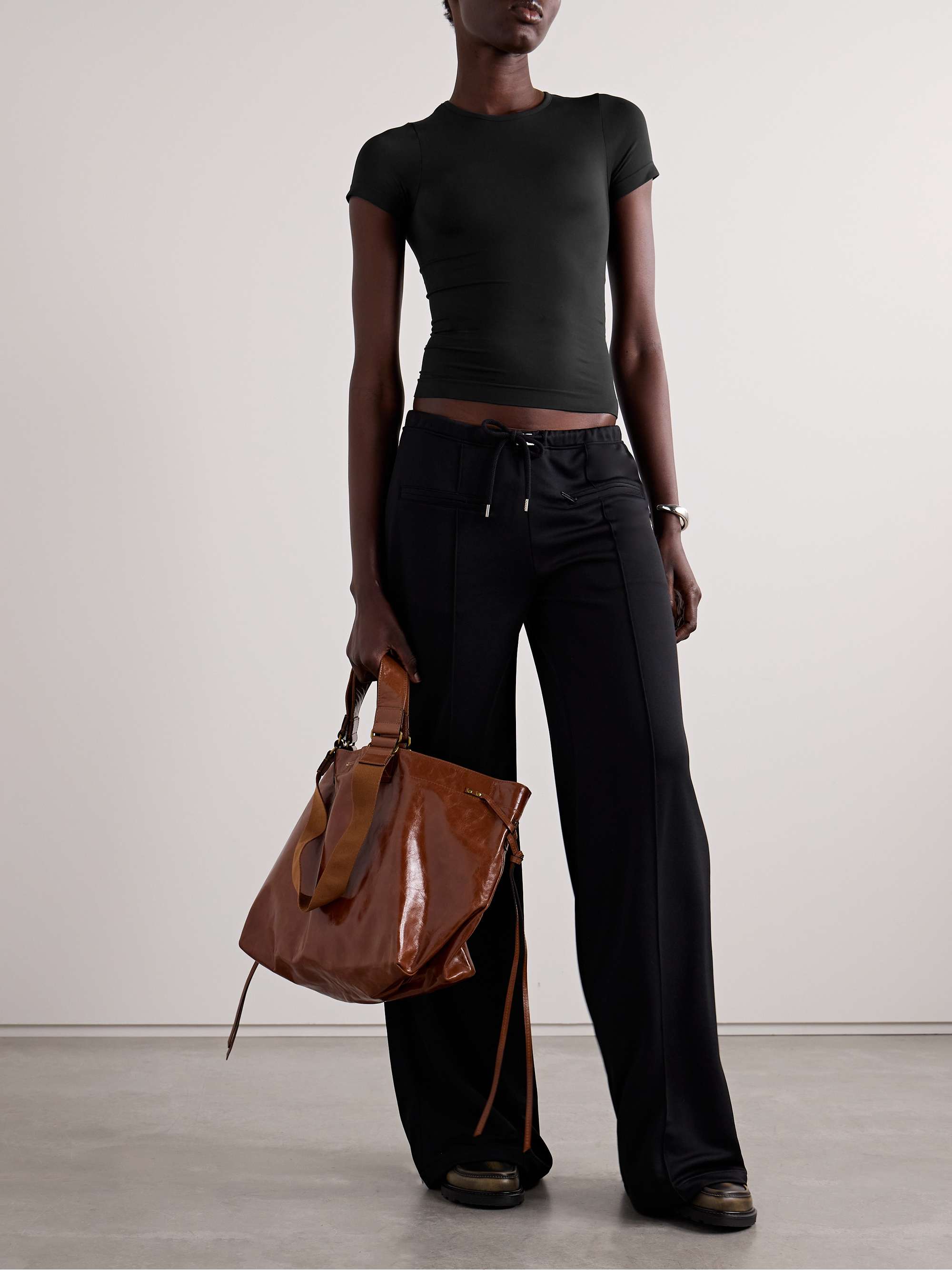 SKIMS Soft Smoothing Seamless T-shirt - Eclipse | NET-A-PORTER