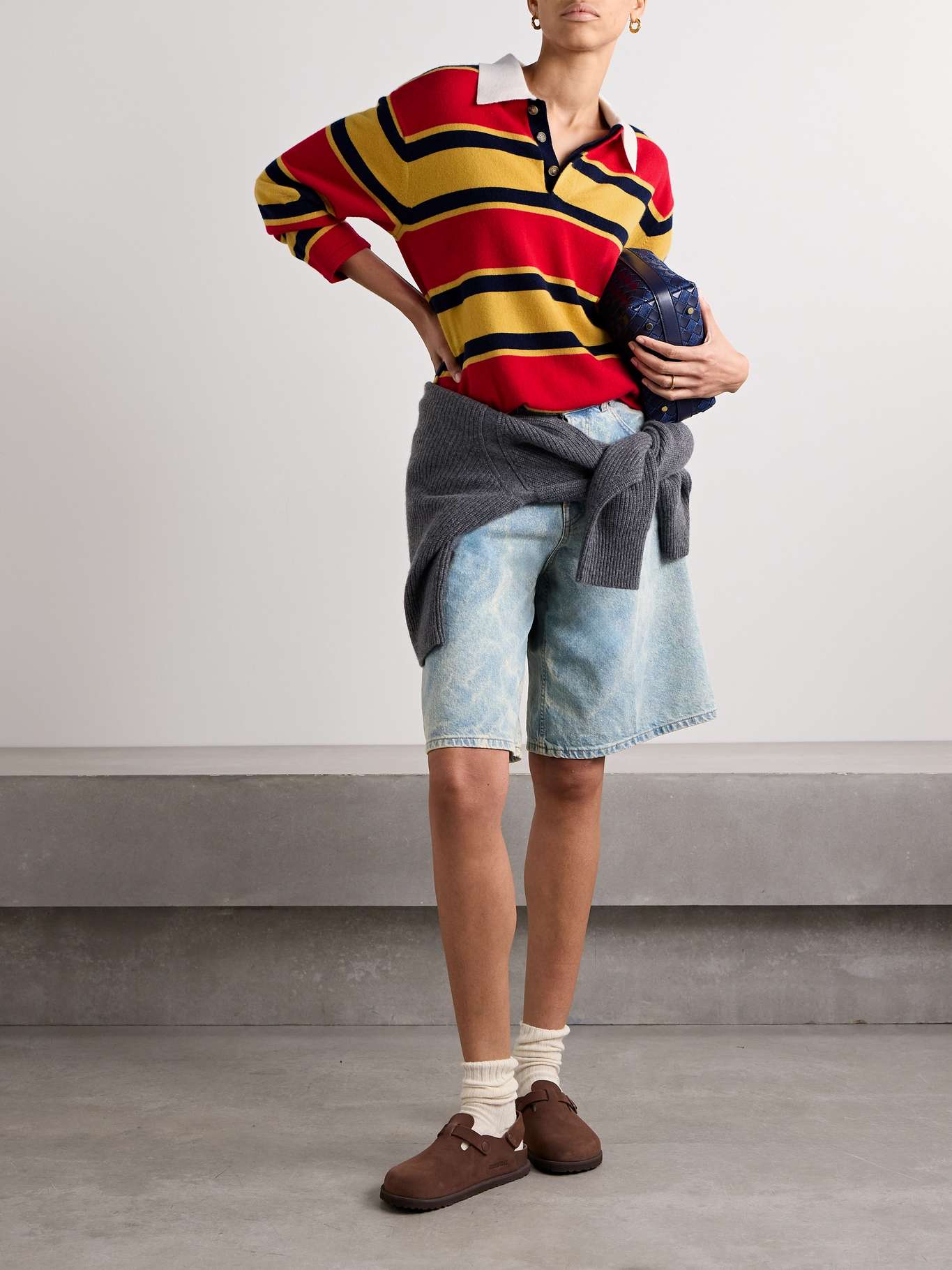 GUEST IN RESIDENCE Rugby striped cashmere sweater | NET-A-PORTER