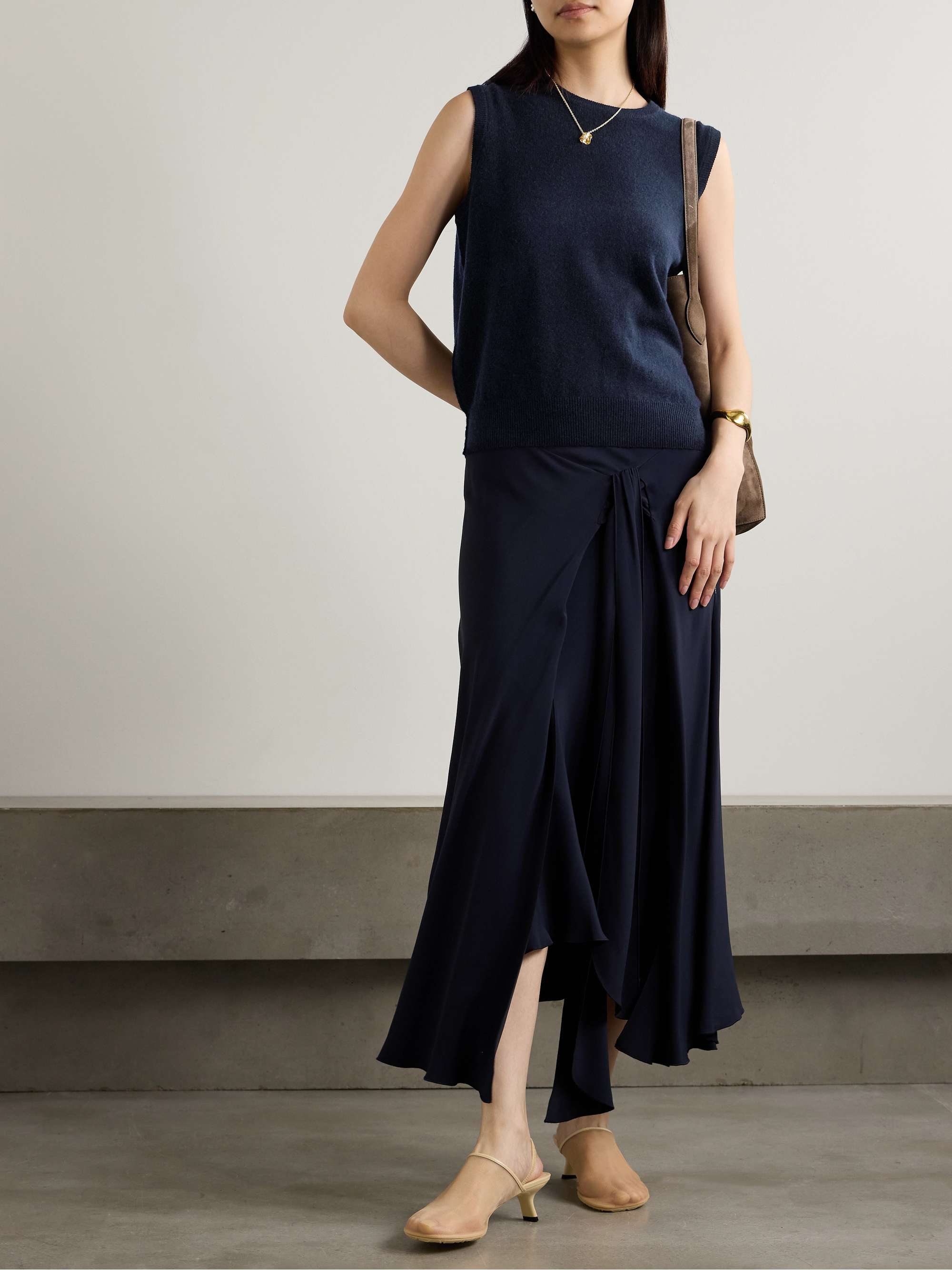 ALLUDE Wool and cashmere-blend tank | NET-A-PORTER