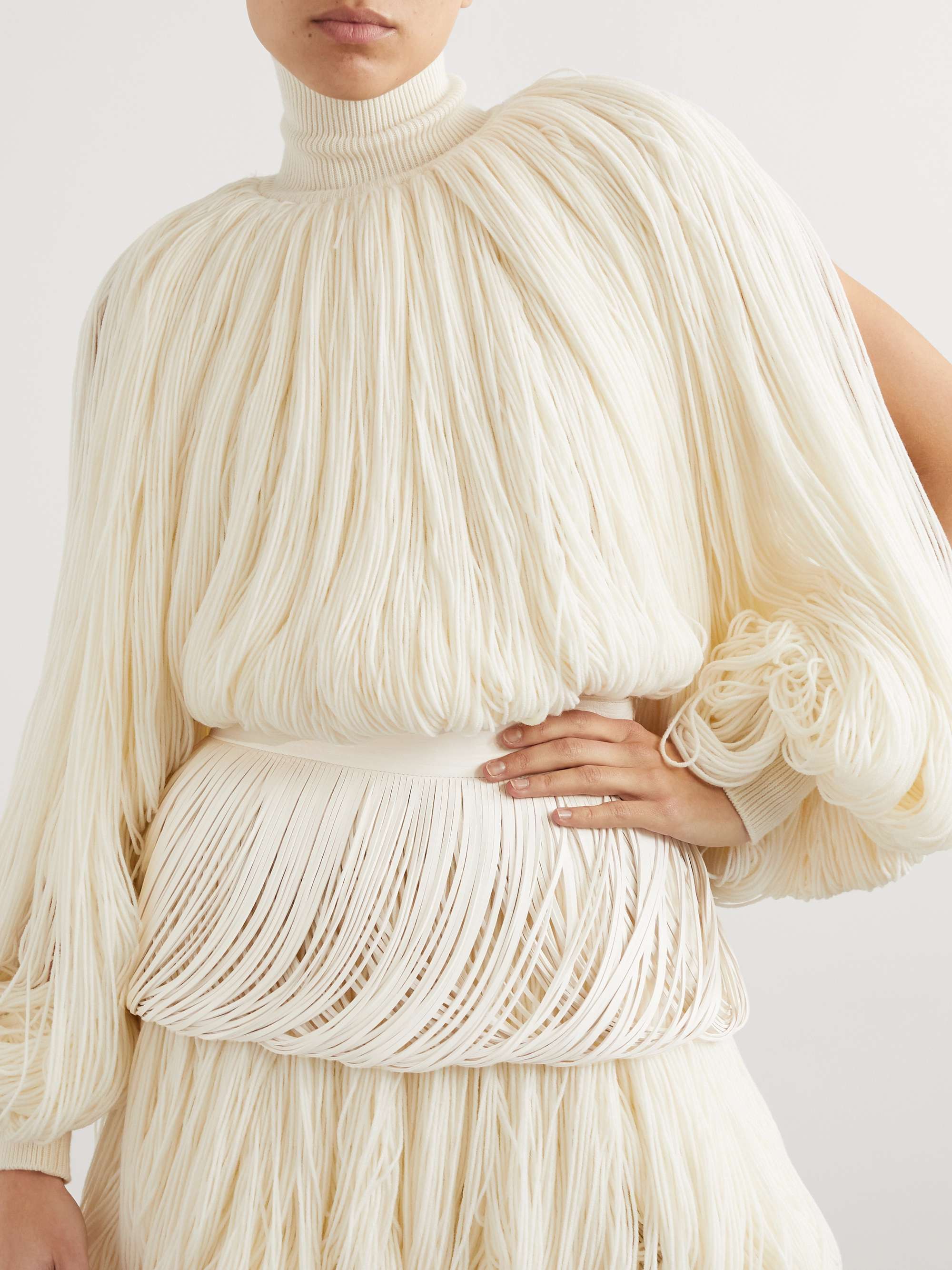 ALAÏA Fringed leather belt | NET-A-PORTER