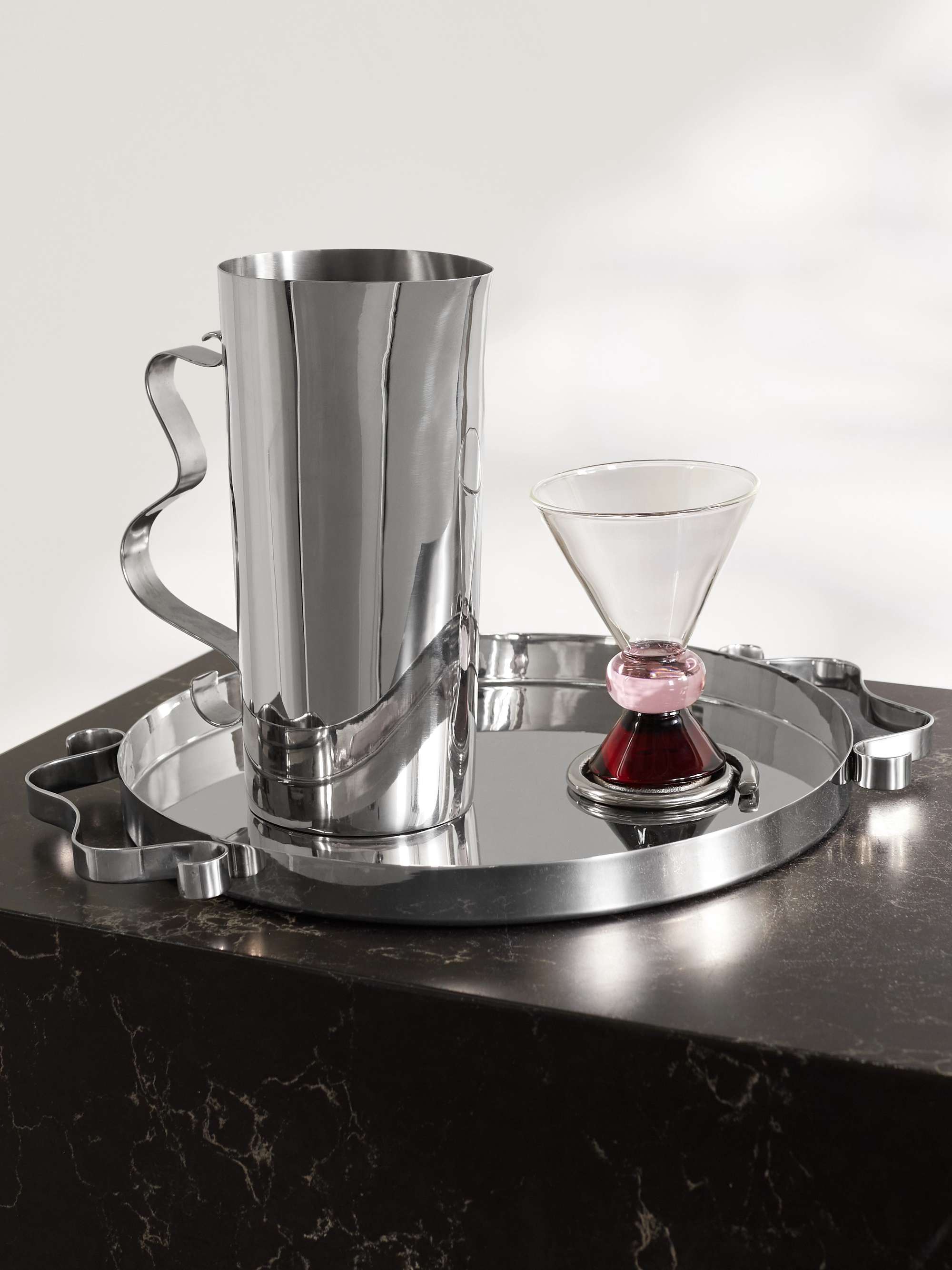 SOPHIE LOU JACOBSEN Squiggle stainless steel pitcher | NET-A-PORTER