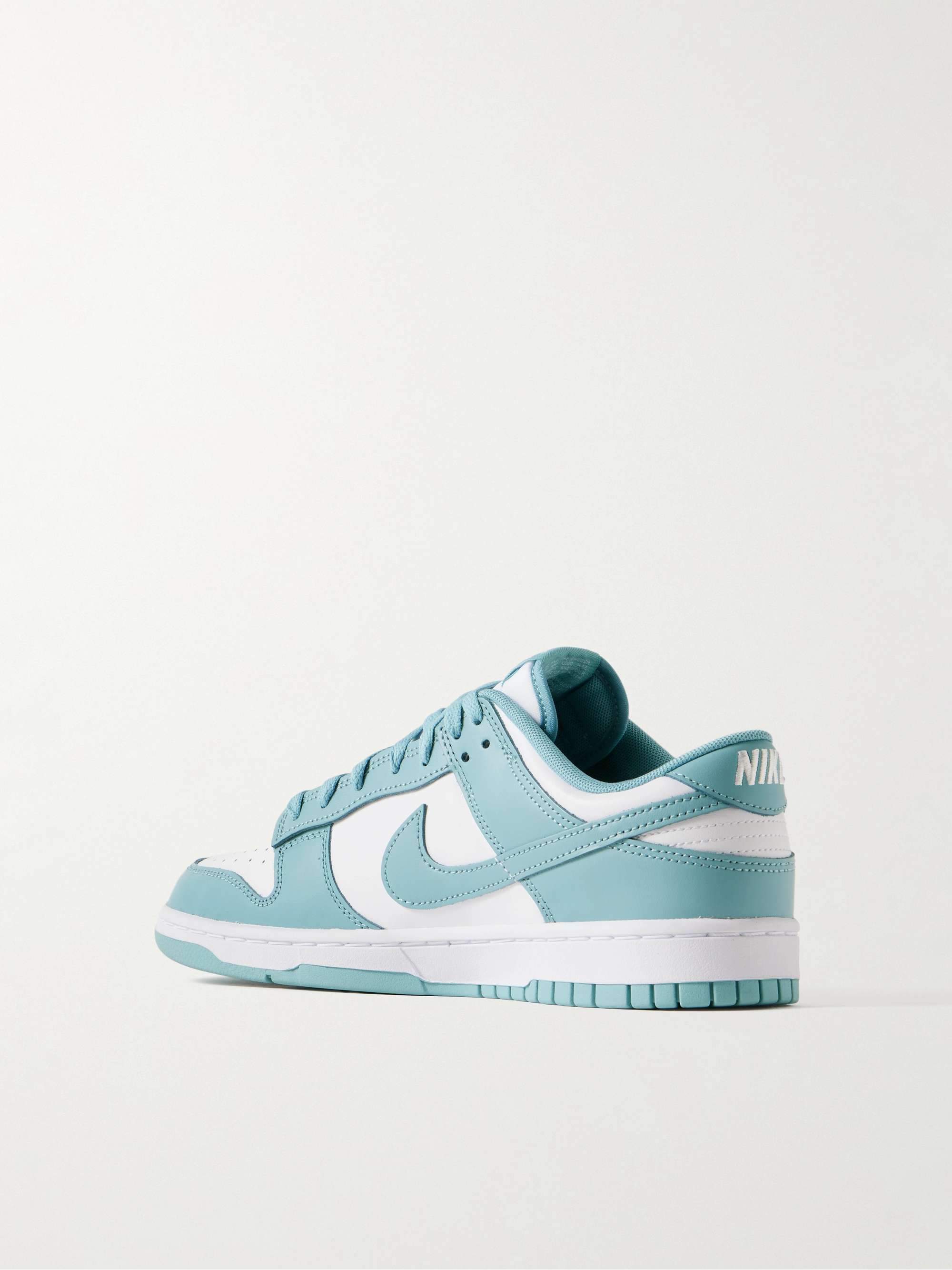 NIKE Dunk Low Retro leather sneakers | NET-A-PORTER