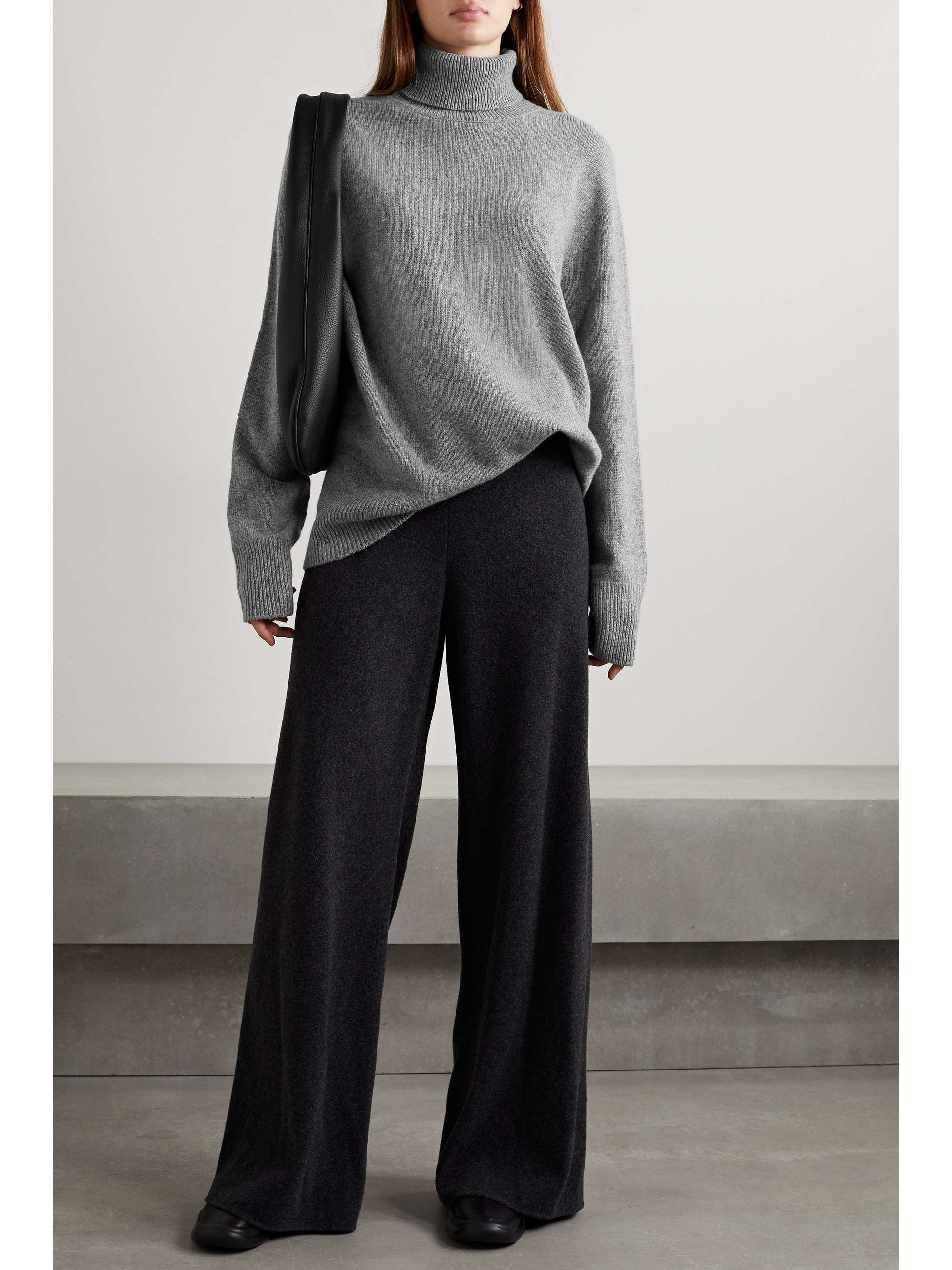 THE ROW Essentials Stepny wool and cashmere-blend turtleneck sweater ...