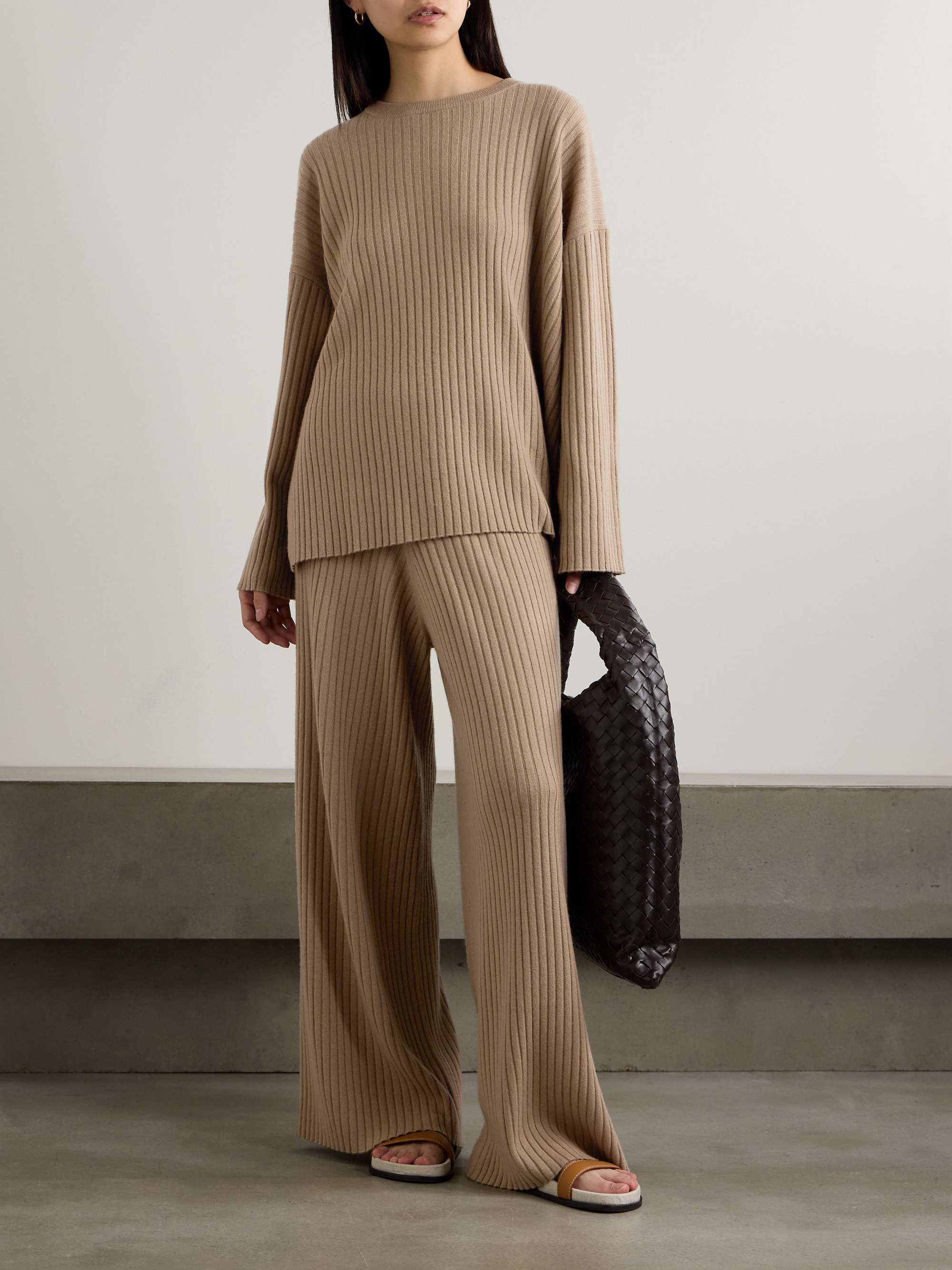 ALLUDE Ribbed cashmere sweater | NET-A-PORTER