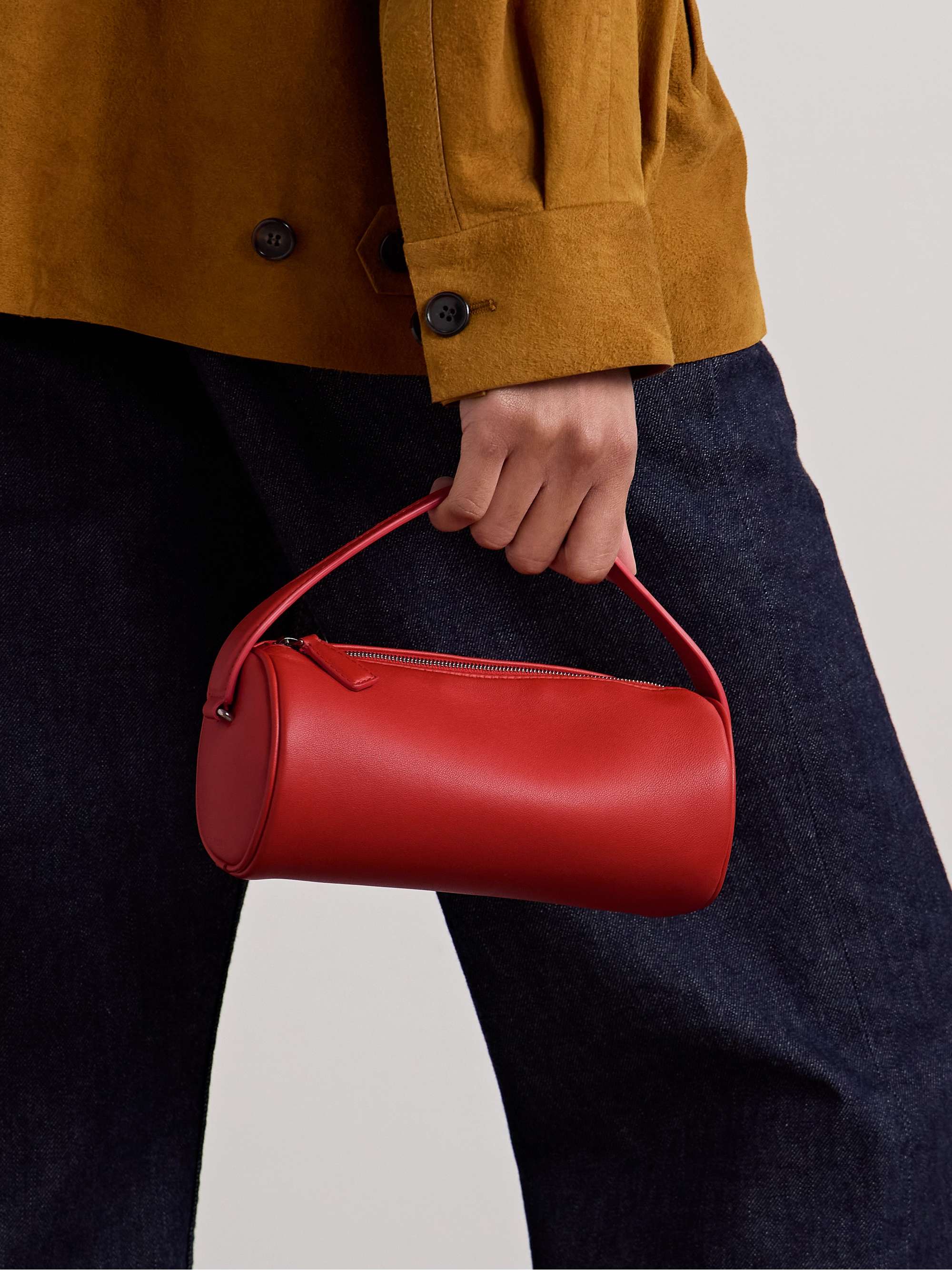 THE ROW 90's leather tote | NET-A-PORTER