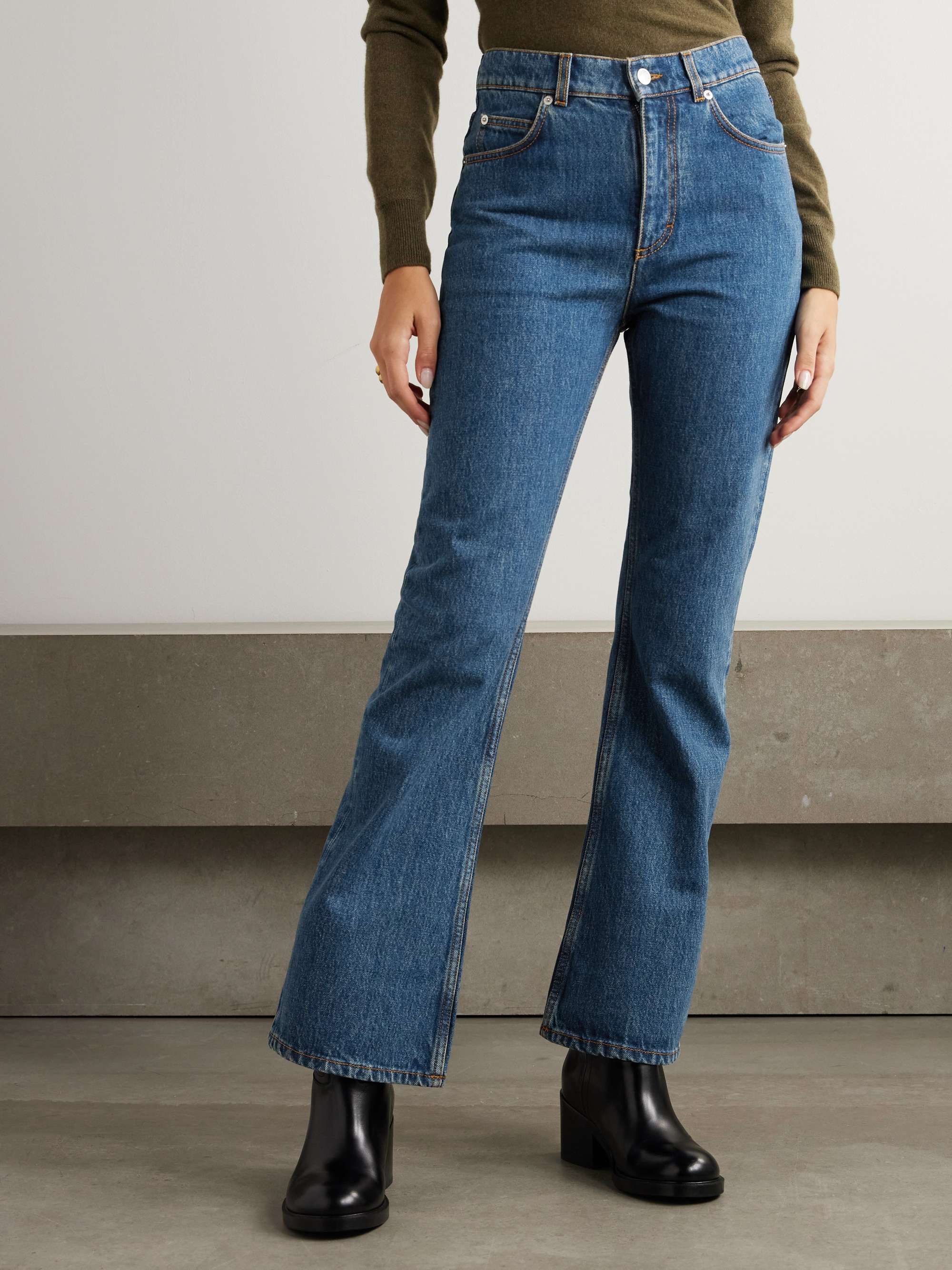 BALLY High-rise flared jeans | NET-A-PORTER