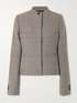 COURRÈGES Officer Prince of Wales checked tweed jacket | NET-A-PORTER