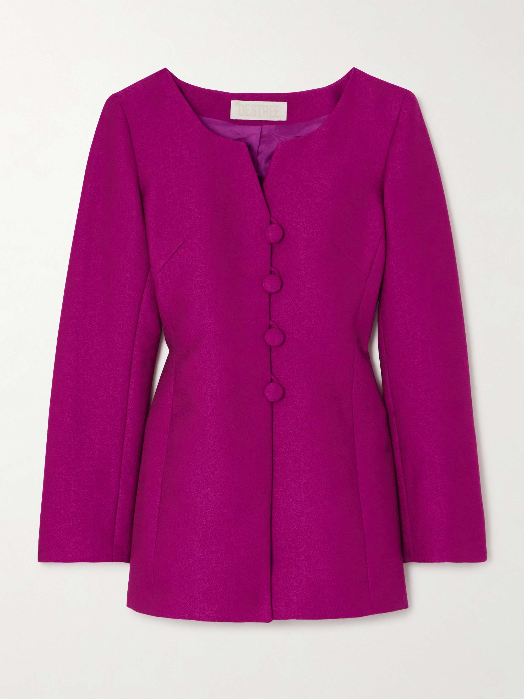 DESTREE Claude metallic jacquard blazer | NET-A-PORTER