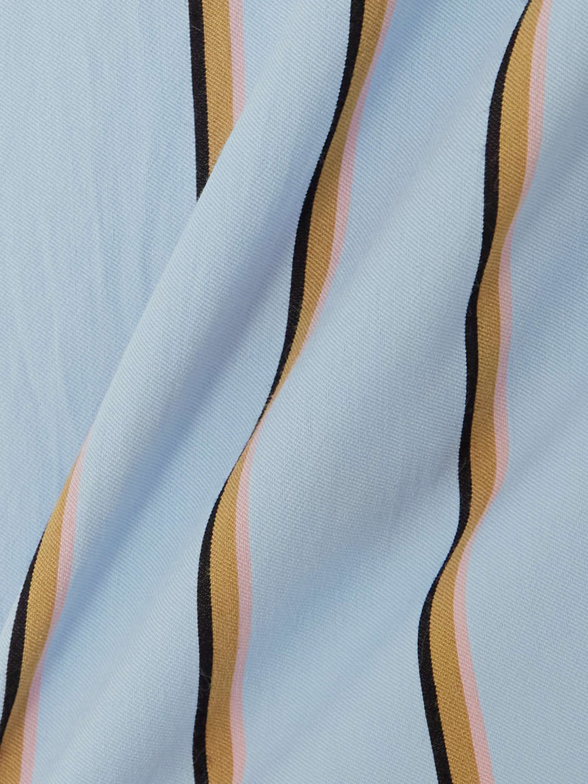 DESTREE Richard cropped striped twill top | NET-A-PORTER