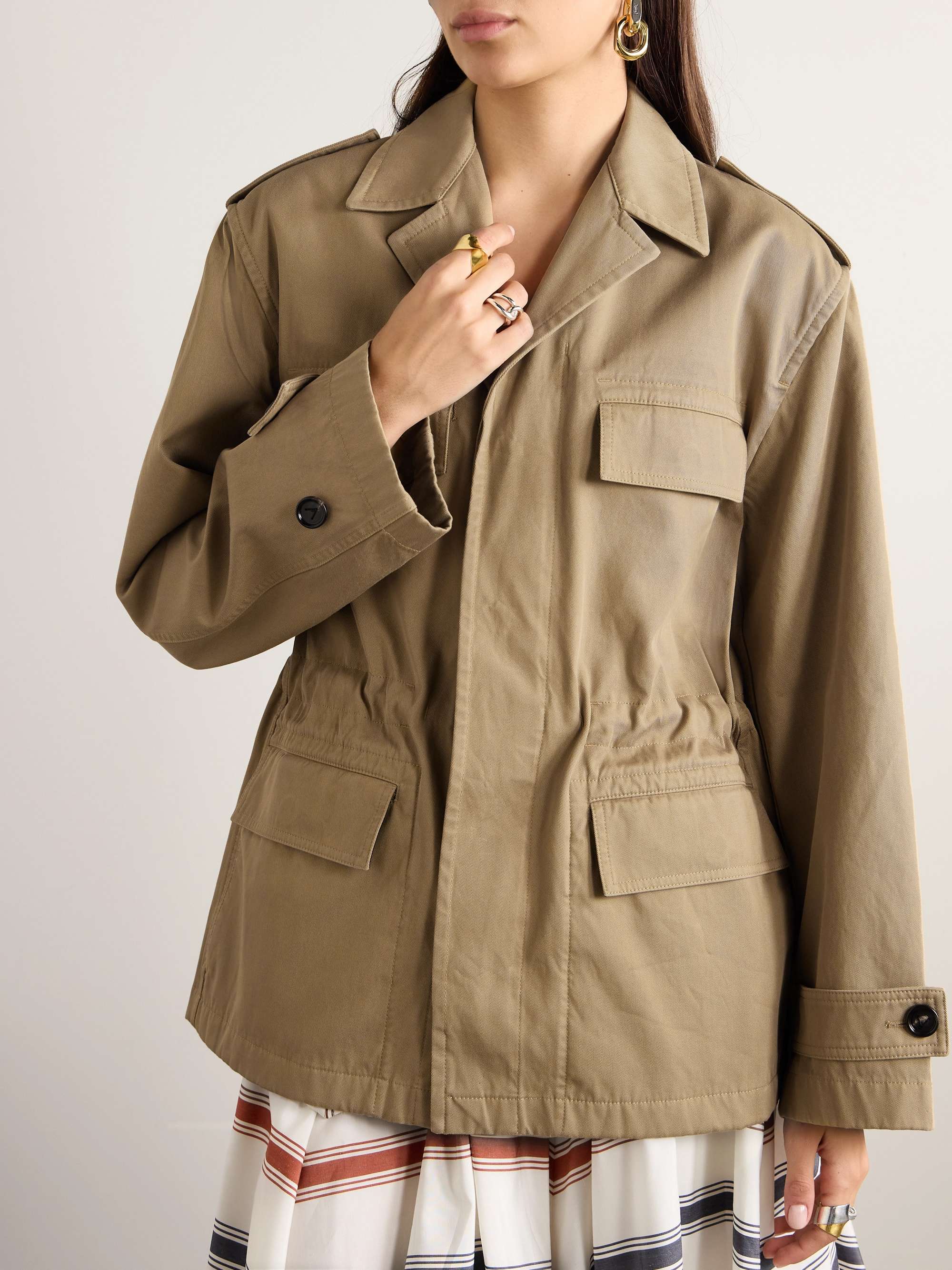 BOTTEGA VENETA Cotton-drill jacket | NET-A-PORTER