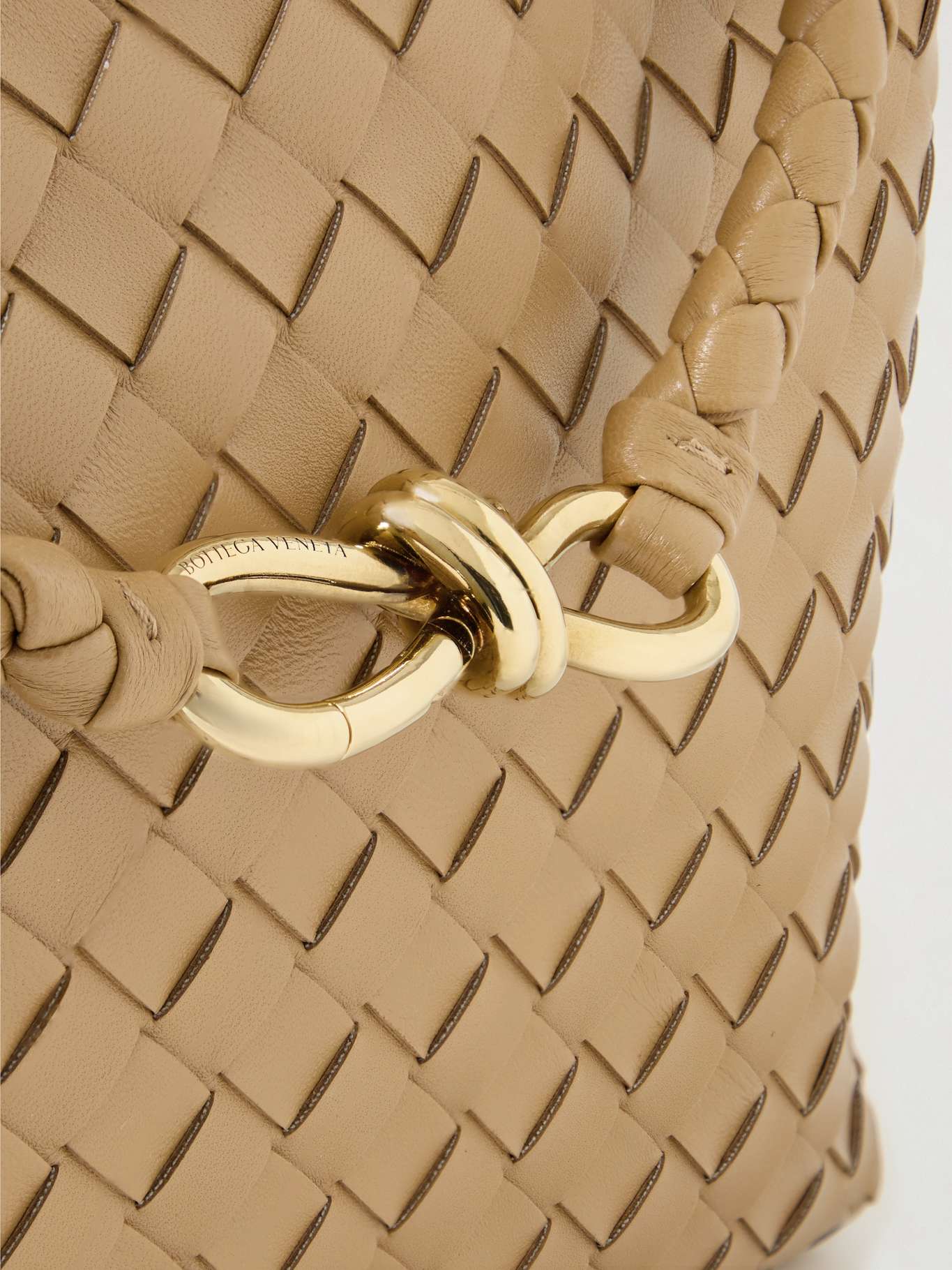 BOTTEGA VENETA Andiamo medium embellished intrecciato leather tote ...