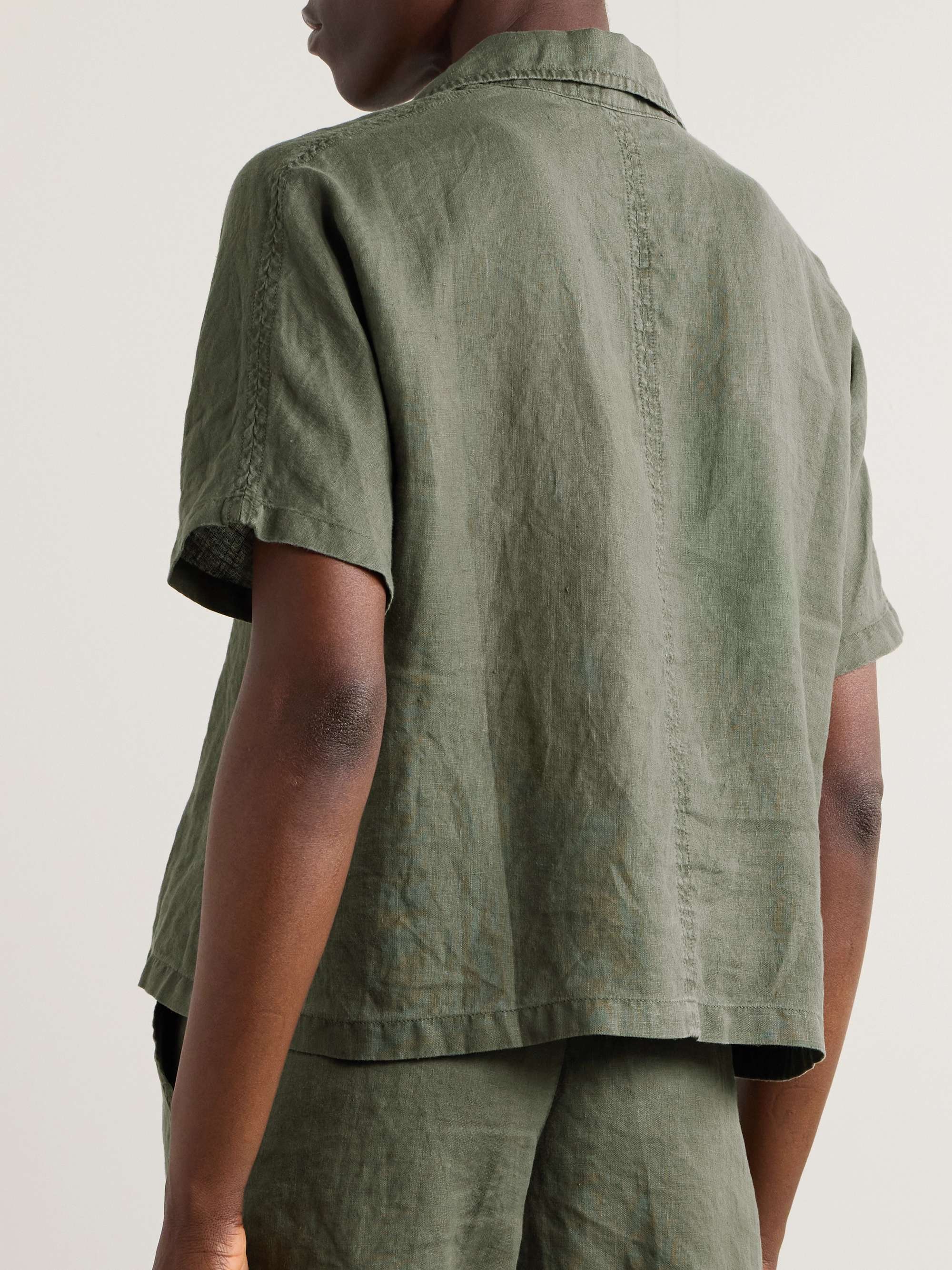 JAMES PERSE Linen shirt | NET-A-PORTER