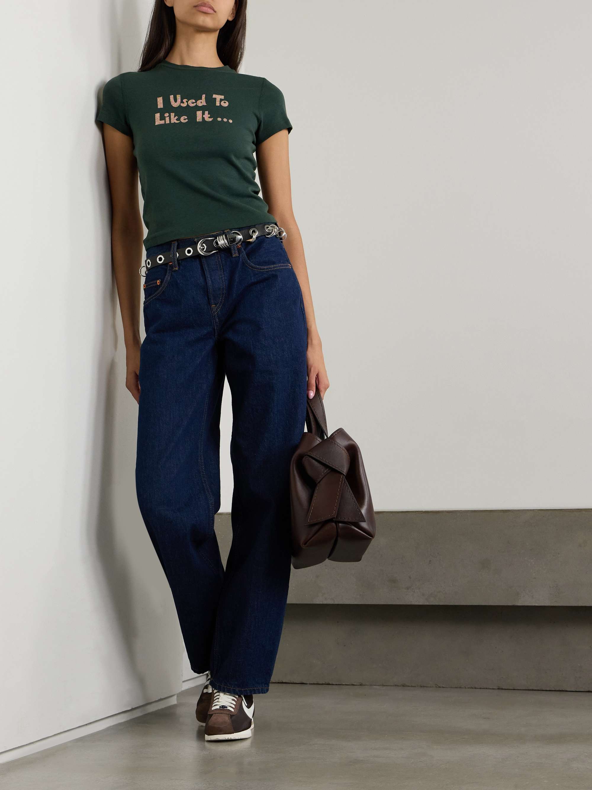 RE/DONE 90s printed recycled cotton-jersey T-shirt | NET-A-PORTER