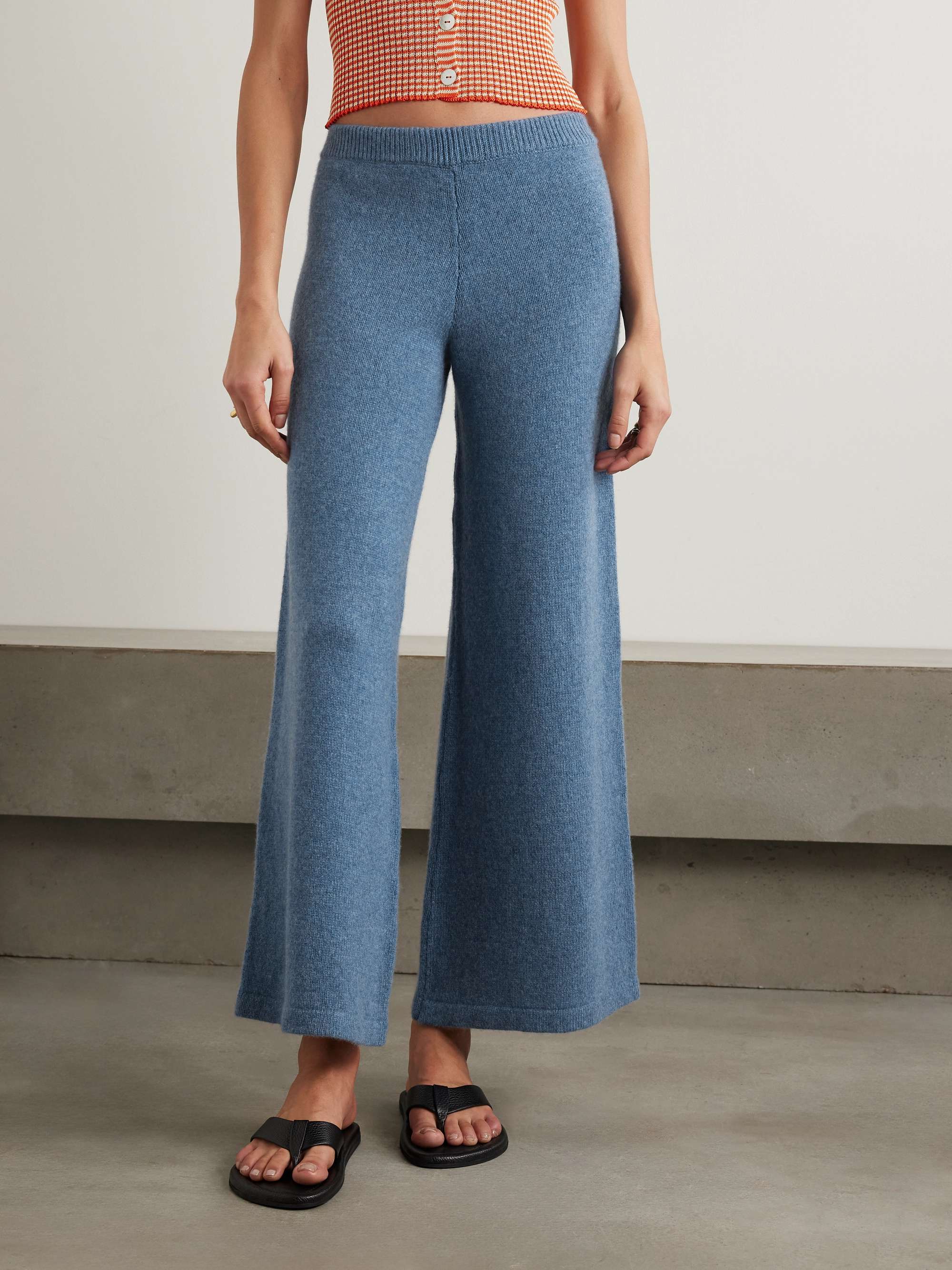 SUZIE KONDI Zephyra cashmere wide-leg pants | NET-A-PORTER