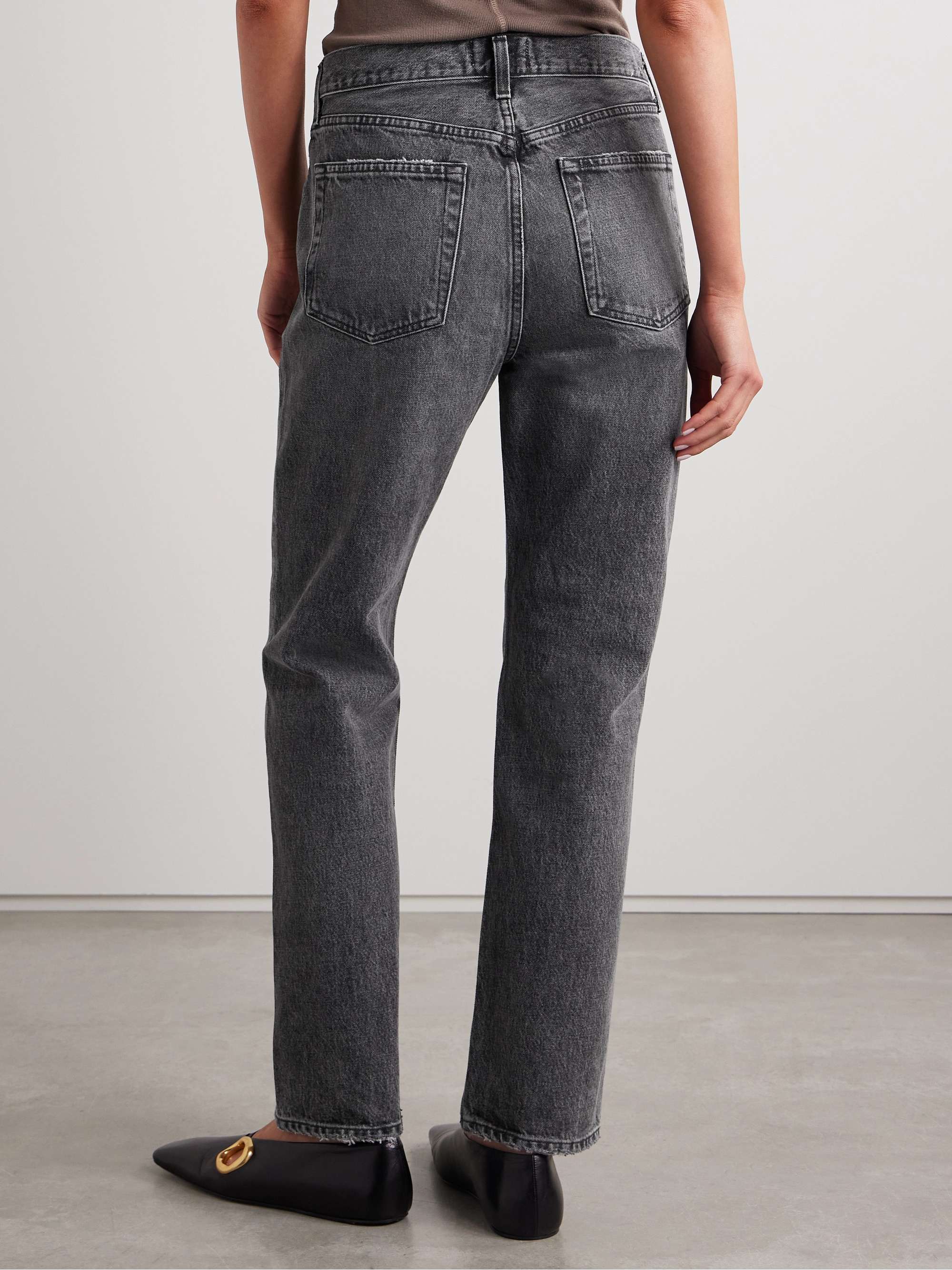 AGOLDE Valen mid-rise straight-leg jeans | NET-A-PORTER
