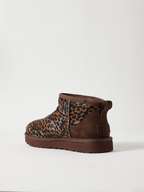 UGG Classic Ultra Mini Caspian leopard-print calf hair boots | NET-A-PORTER