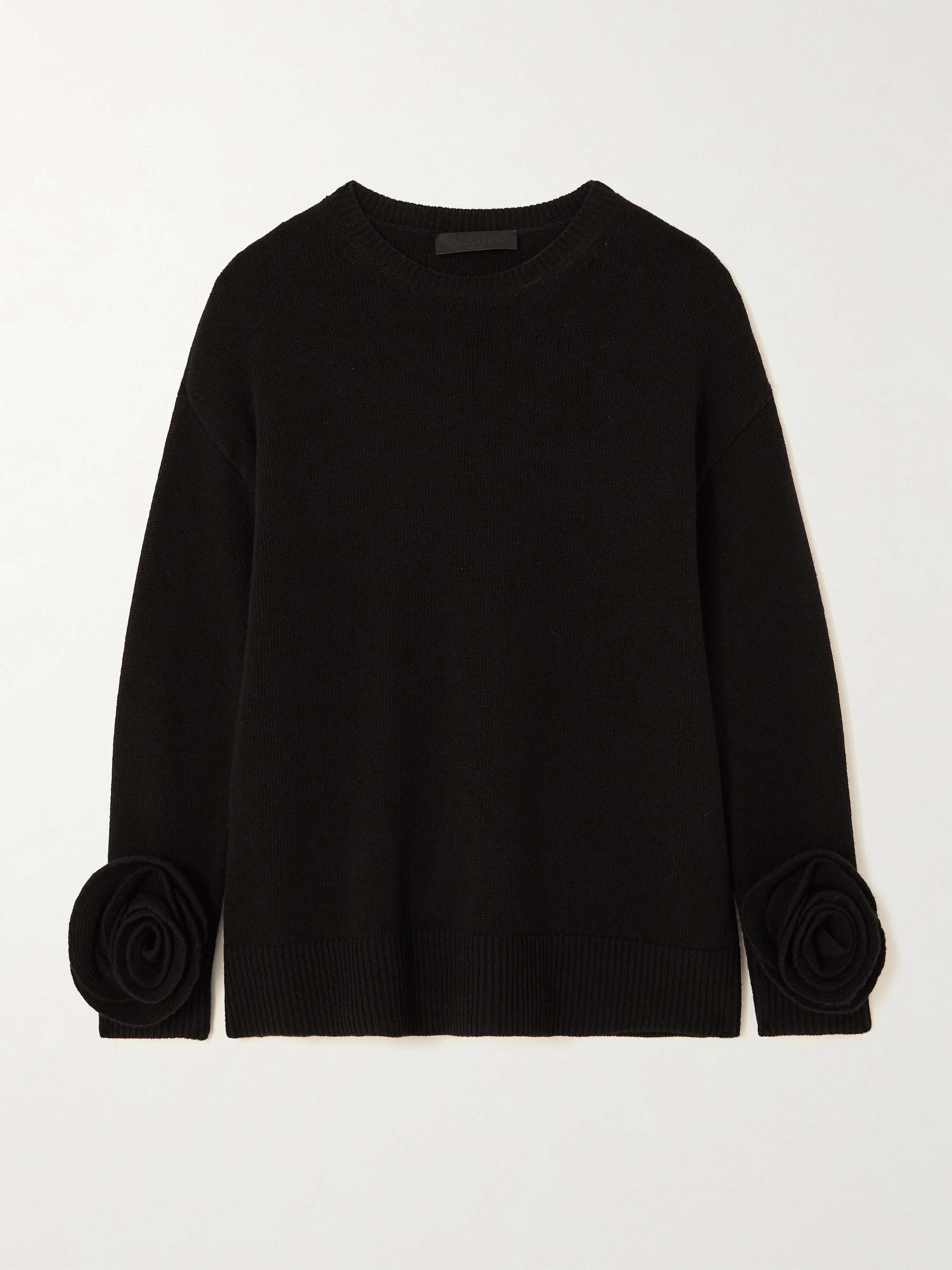 VALENTINO GARAVANI Embellished wool sweater | NET-A-PORTER