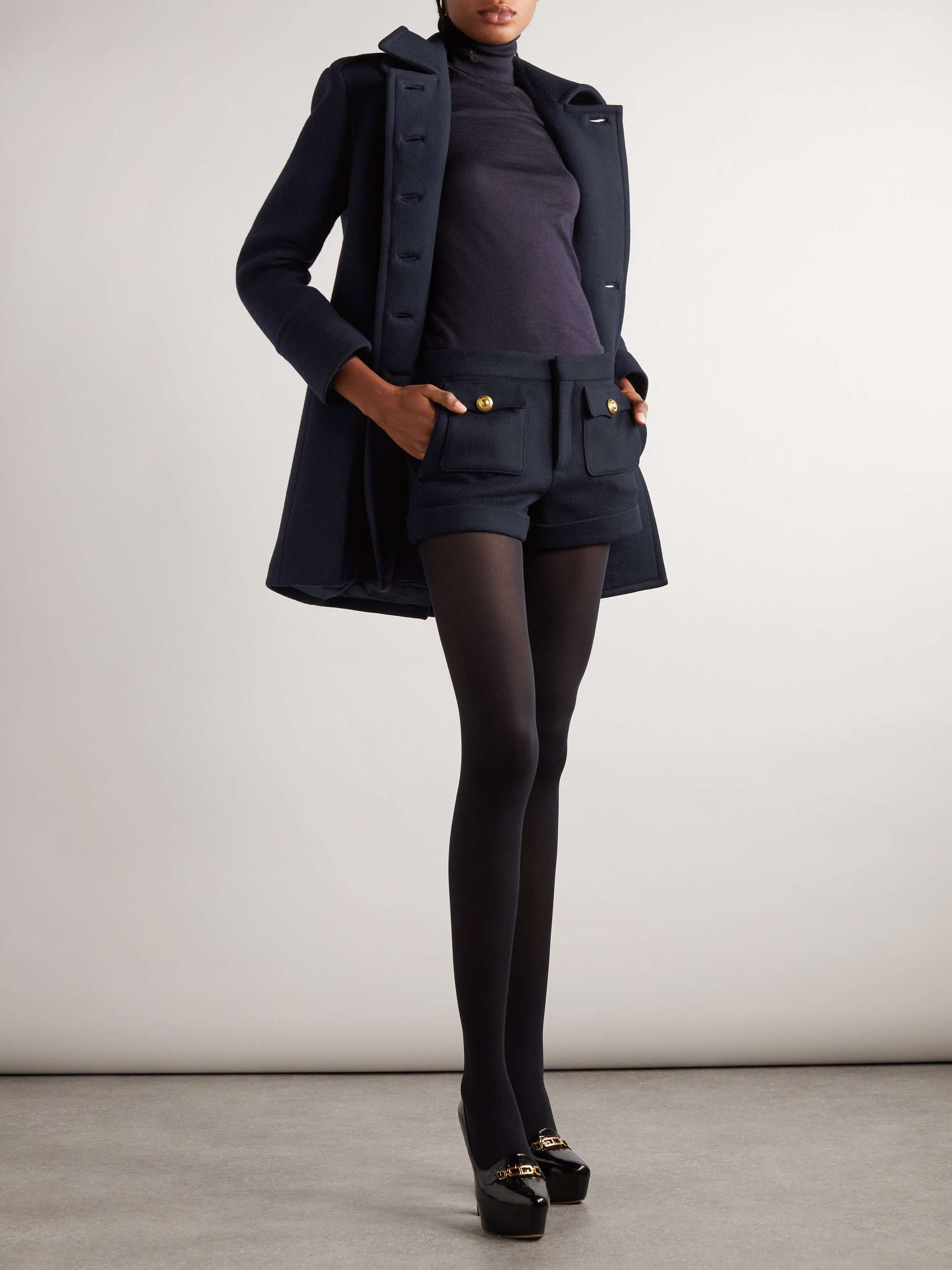 TOM FORD Embellished felt shorts | NET-A-PORTER