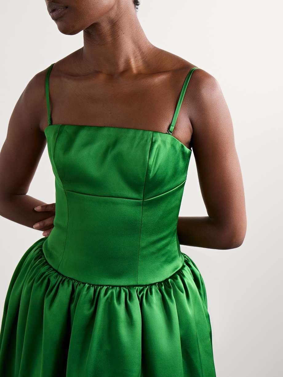 SELF-PORTRAIT Mikado maxi dress | NET-A-PORTER