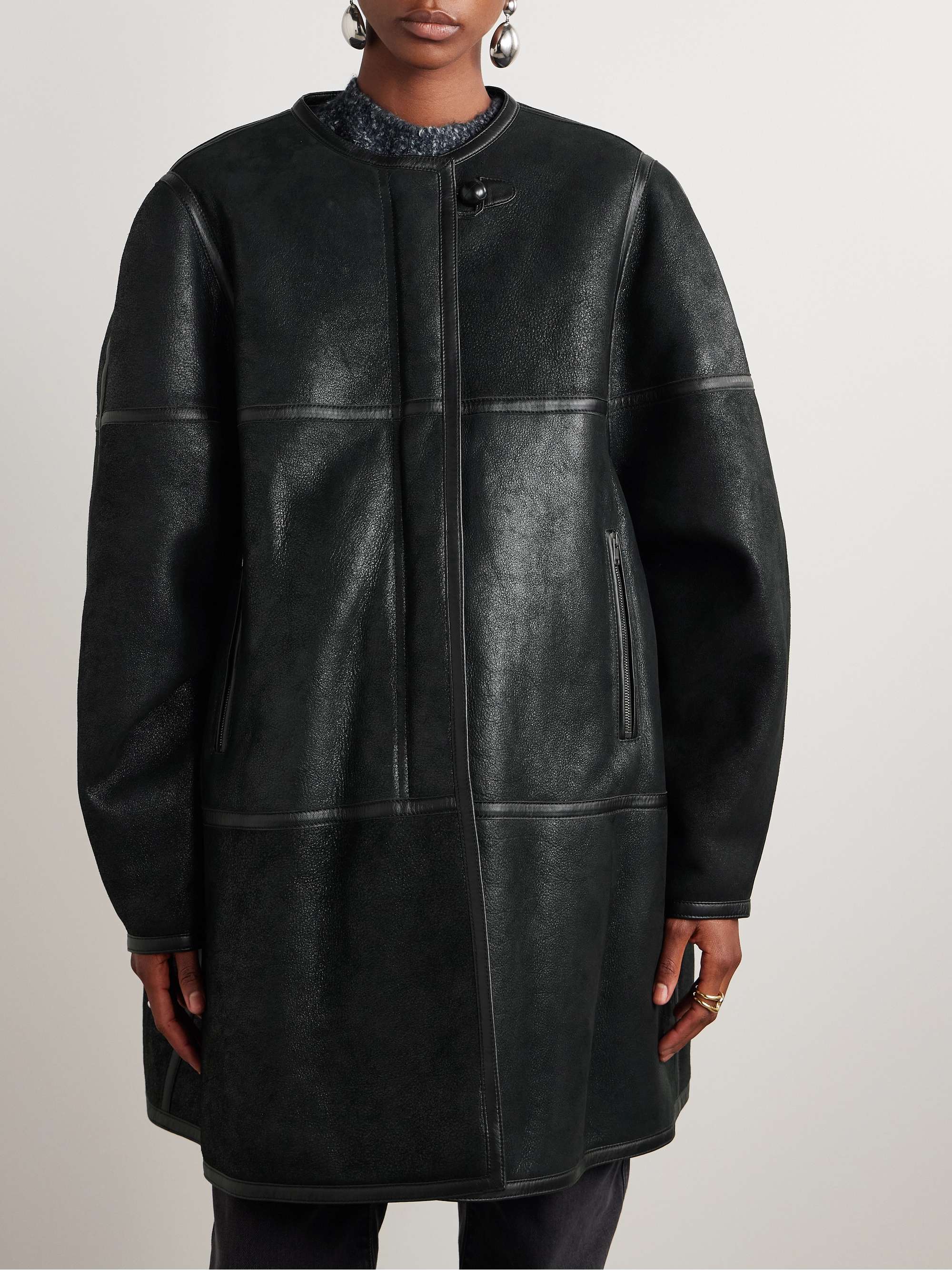 ISABEL MARANT Adael shearling coat | NET-A-PORTER