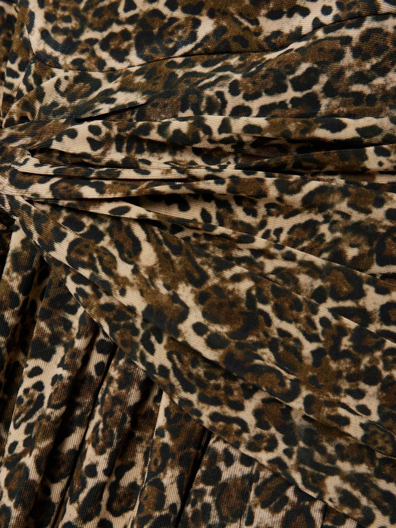 ISABEL MARANT Zeidi wrap-effect draped leopard-print stretch-jersey ...