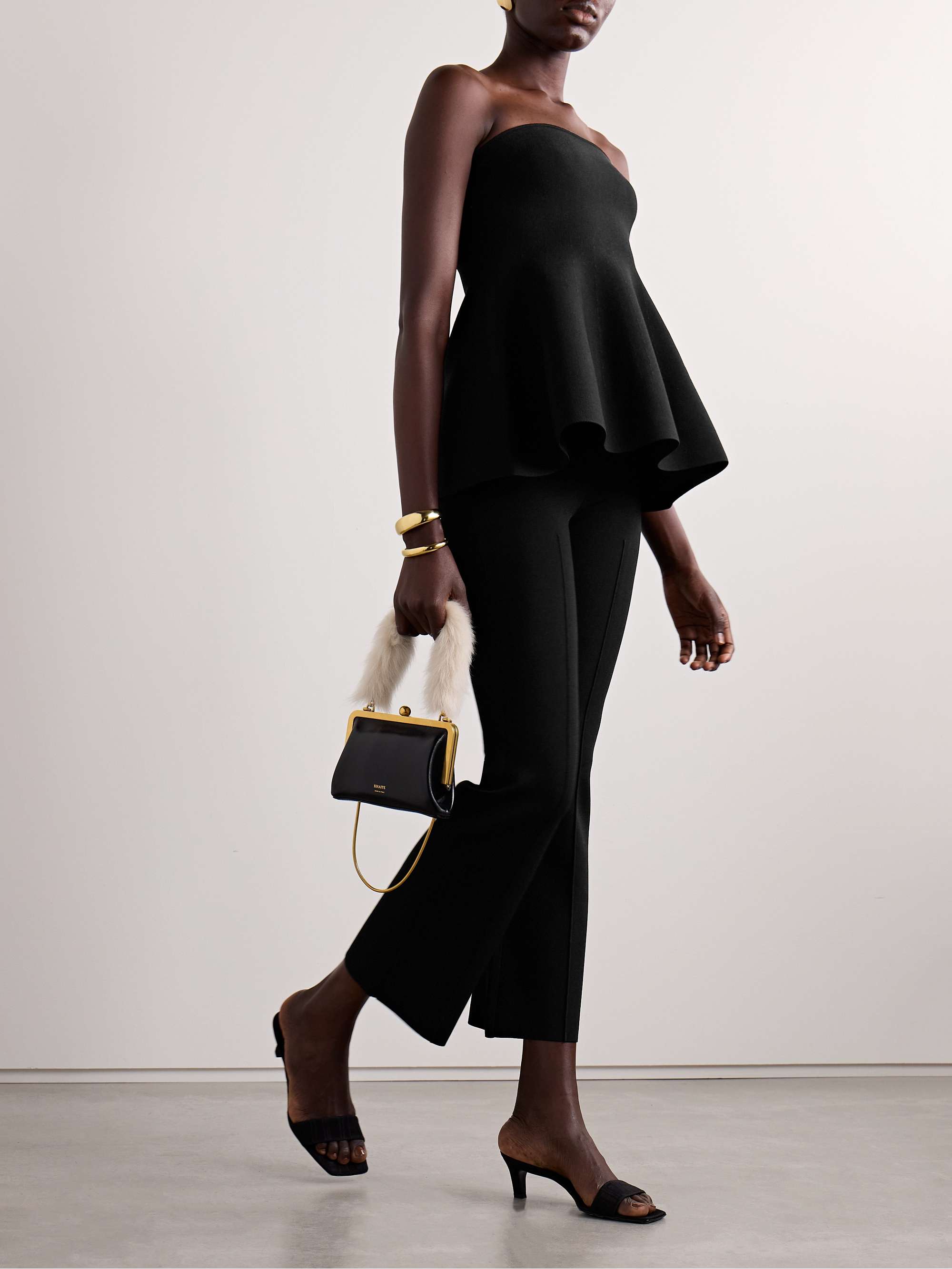 SIMKHAI Ioanna strapless knitted top | NET-A-PORTER