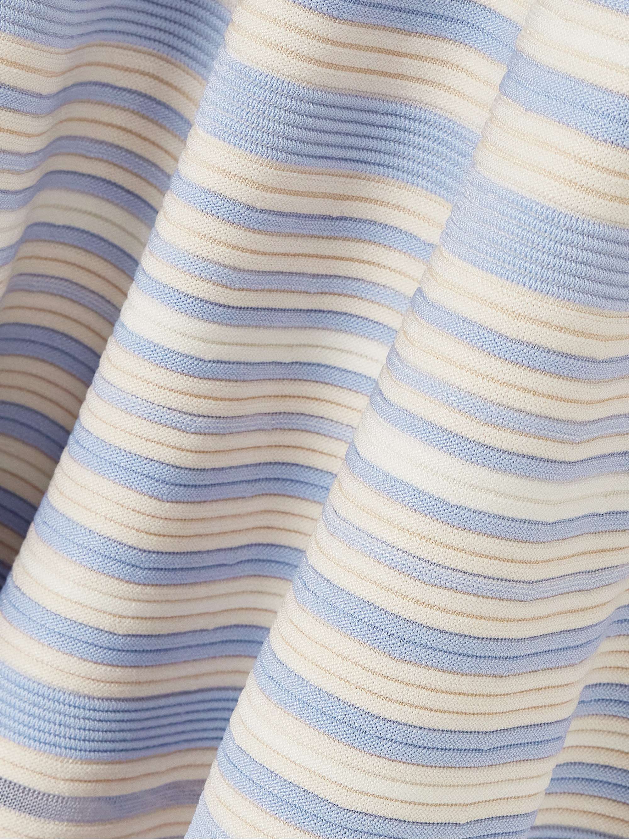 SIMKHAI Dessie striped mesh-trimmed stretch-knit mini dress | NET-A-PORTER