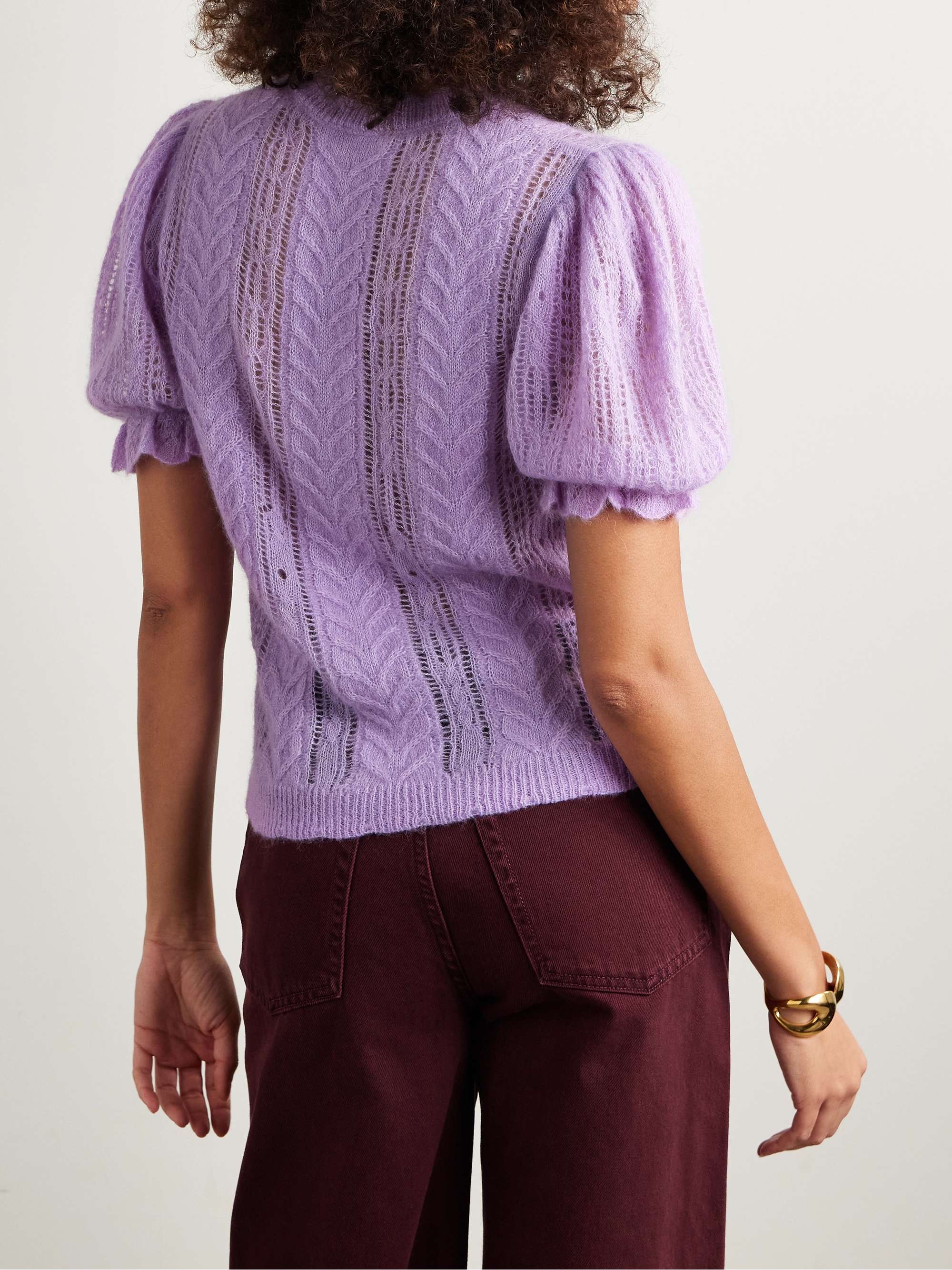 Mavis alpaca-blend sweater ULLA JOHNSON pour femme | NET-A-PORTER