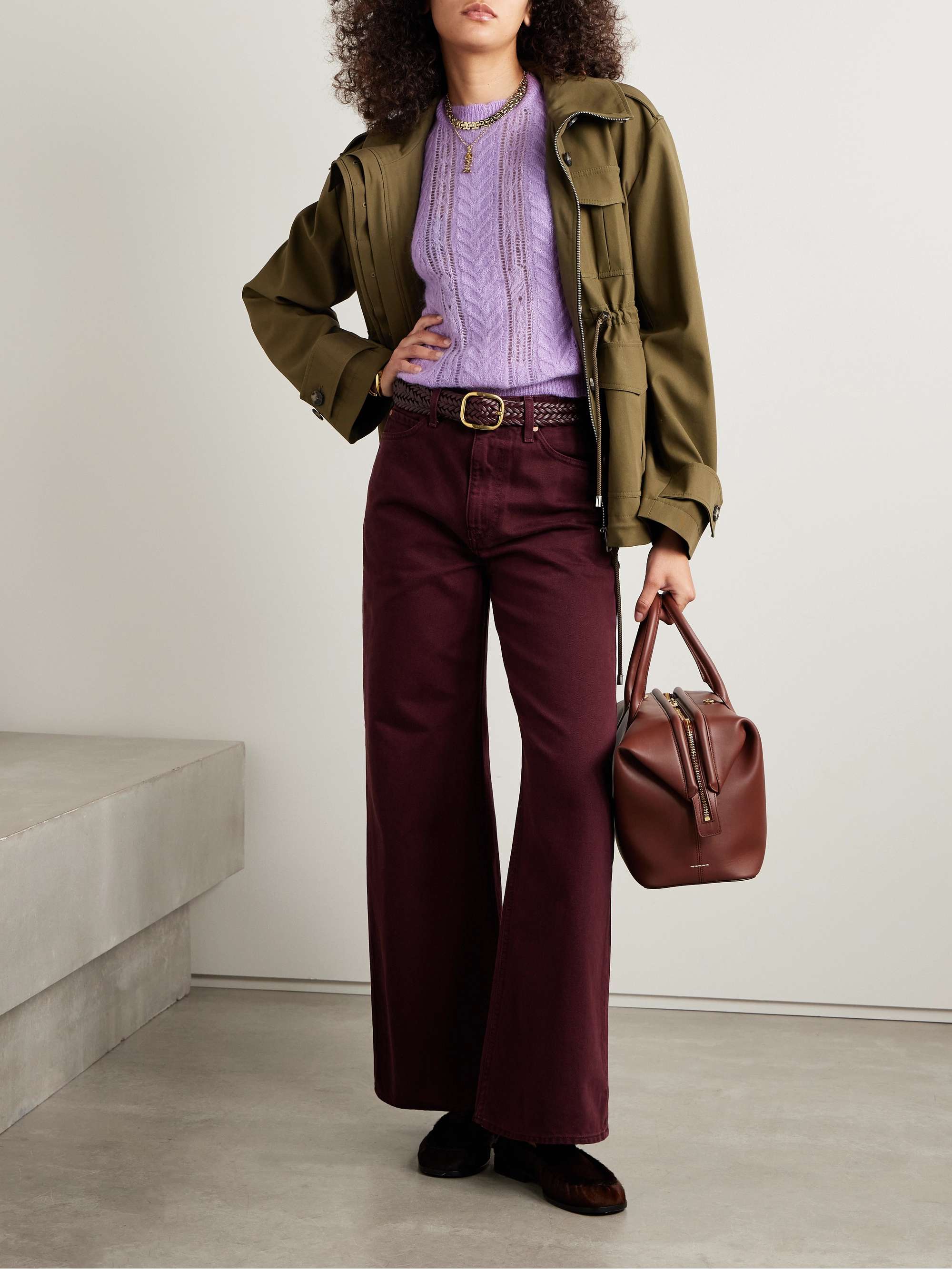 Mavis alpaca-blend sweater ULLA JOHNSON pour femme | NET-A-PORTER