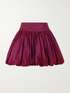 MOLLY GODDARD Wilder gathered taffeta mini skirt | NET-A-PORTER