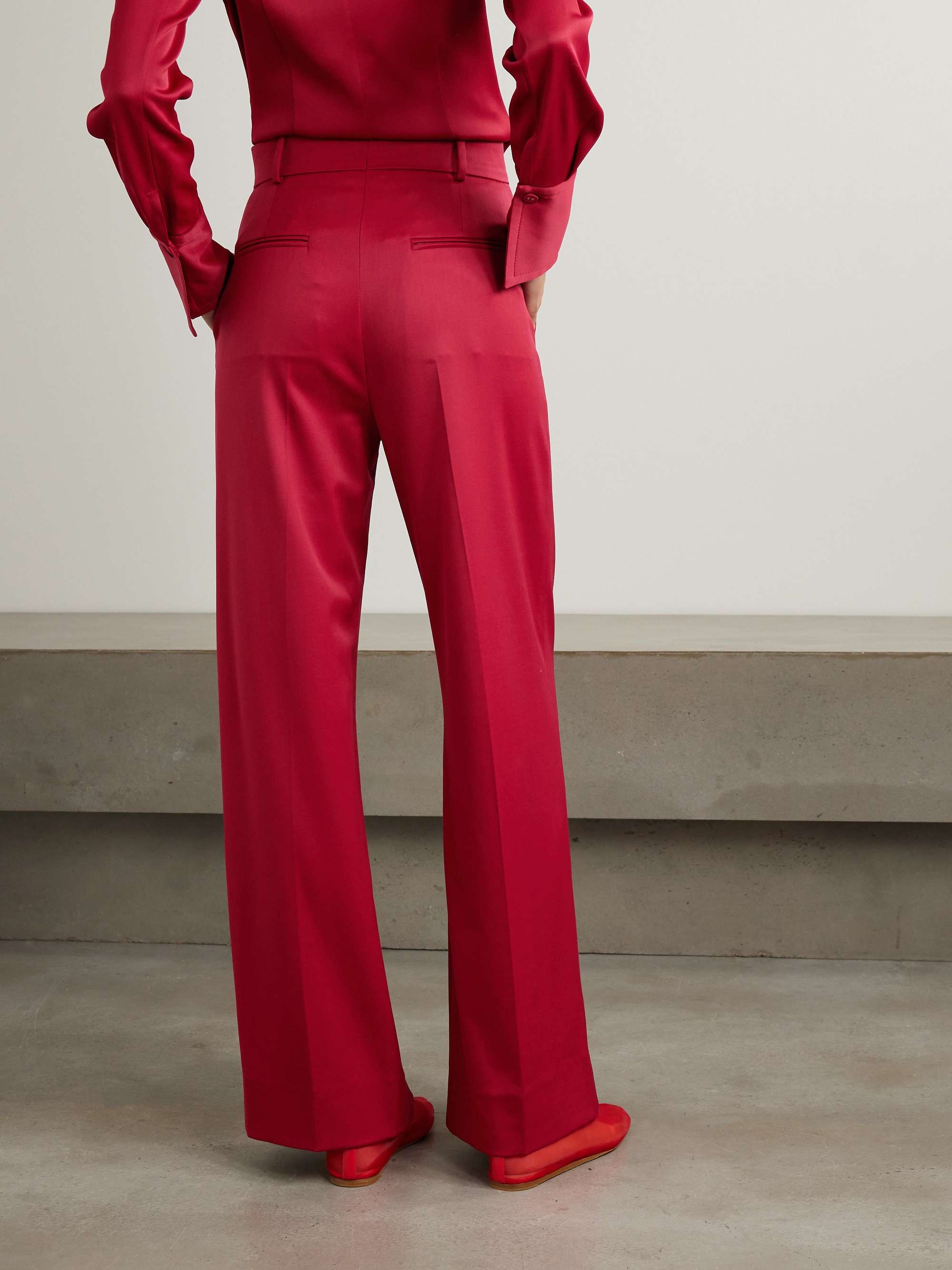 ANOTHER TOMORROW Wool-blend wide-leg pants | NET-A-PORTER
