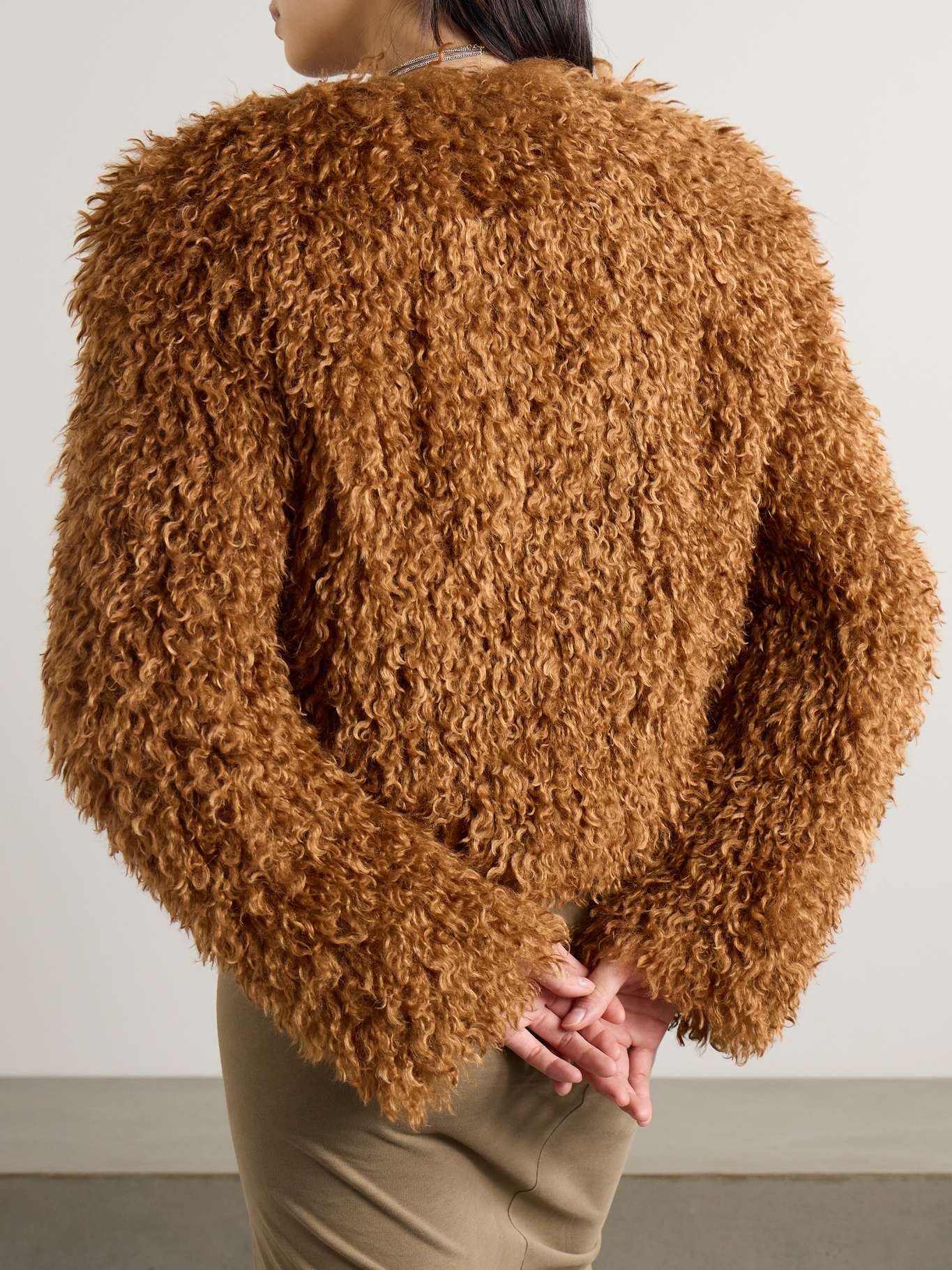 ISABEL MARANT Faustine faux fur jacket | NET-A-PORTER