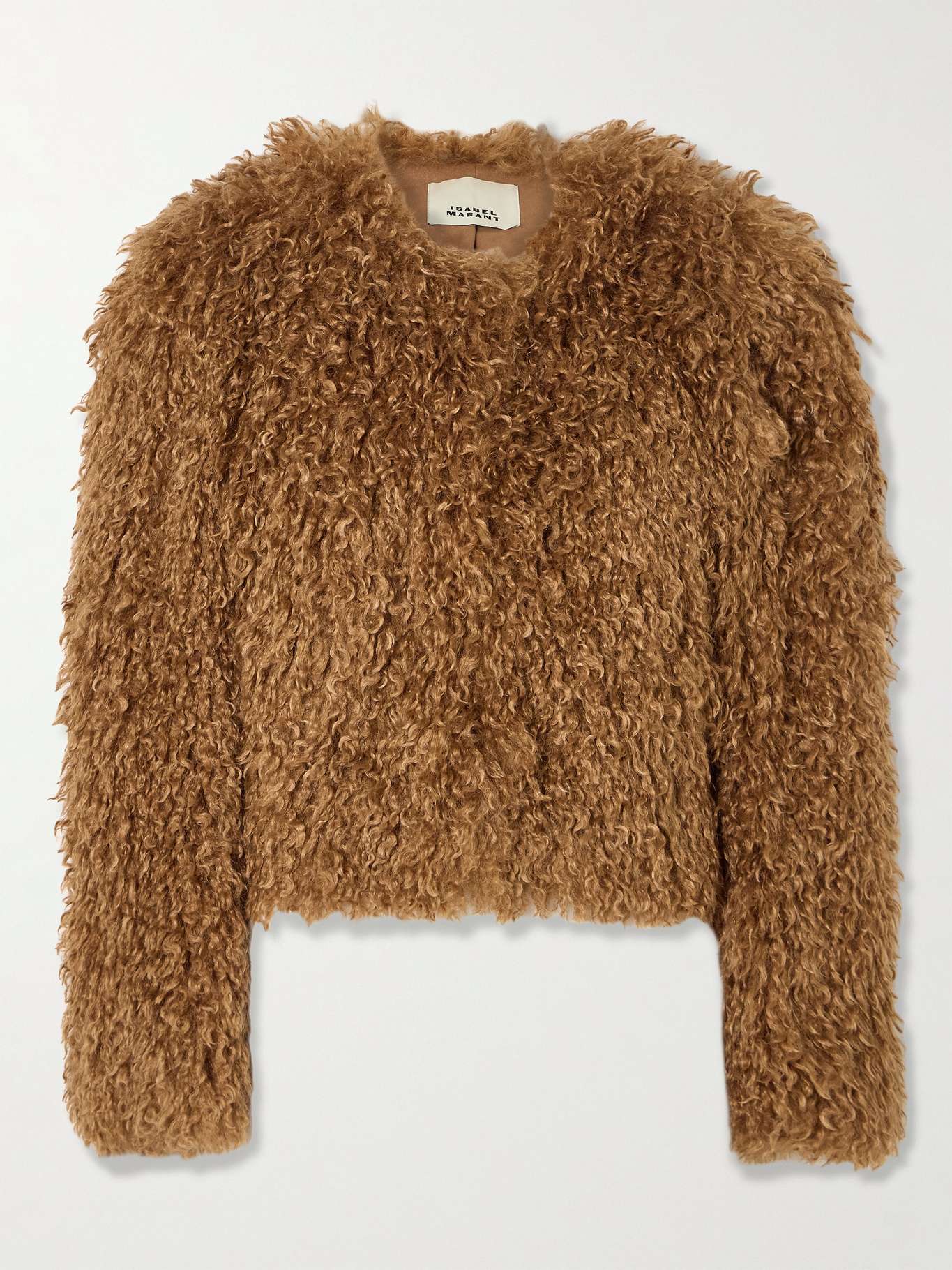 ISABEL MARANT Faustine faux fur jacket | NET-A-PORTER