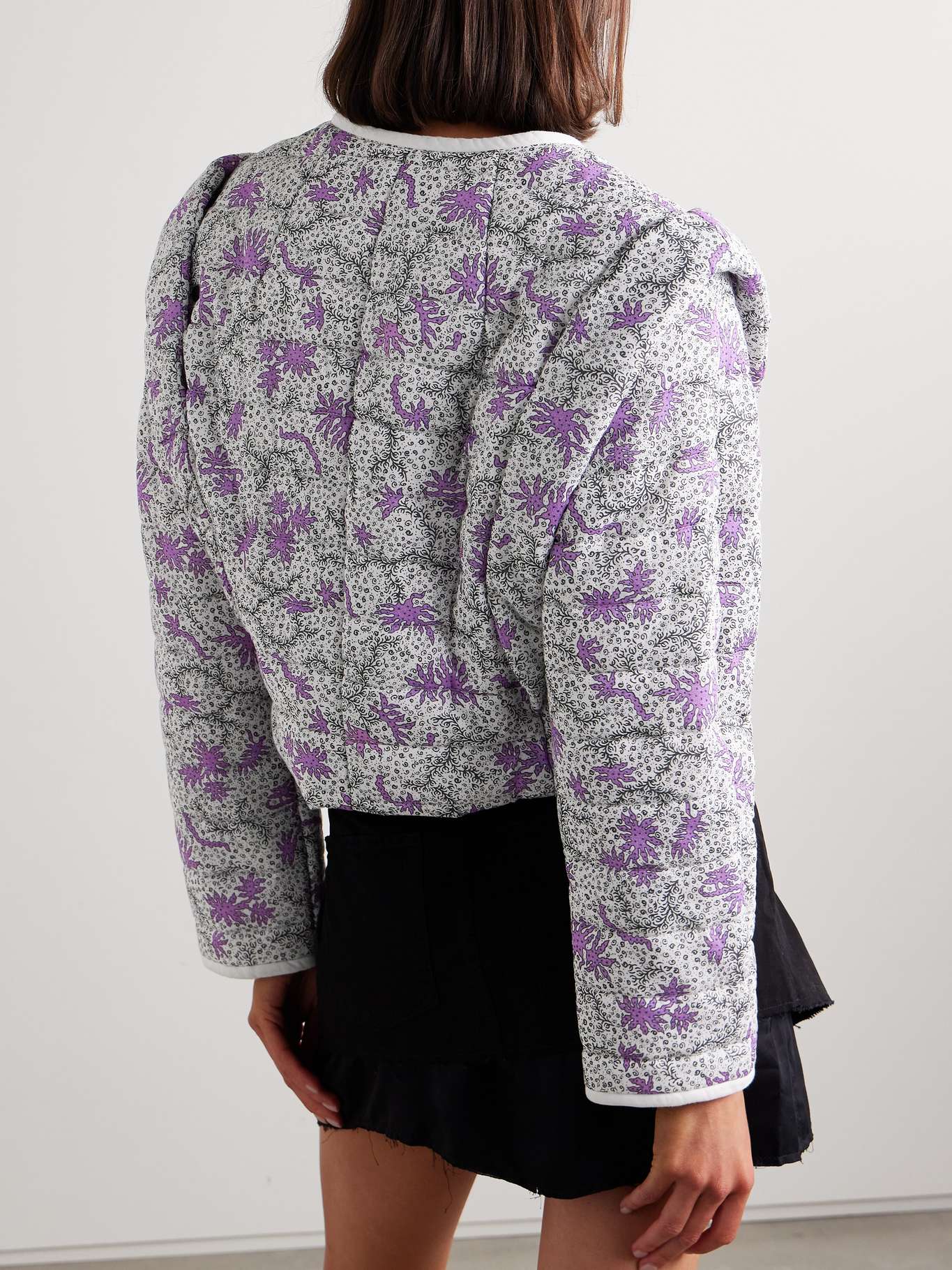 MARANT ÉTOILE Drew convertible printed quilted cotton jacket | NET-A-PORTER