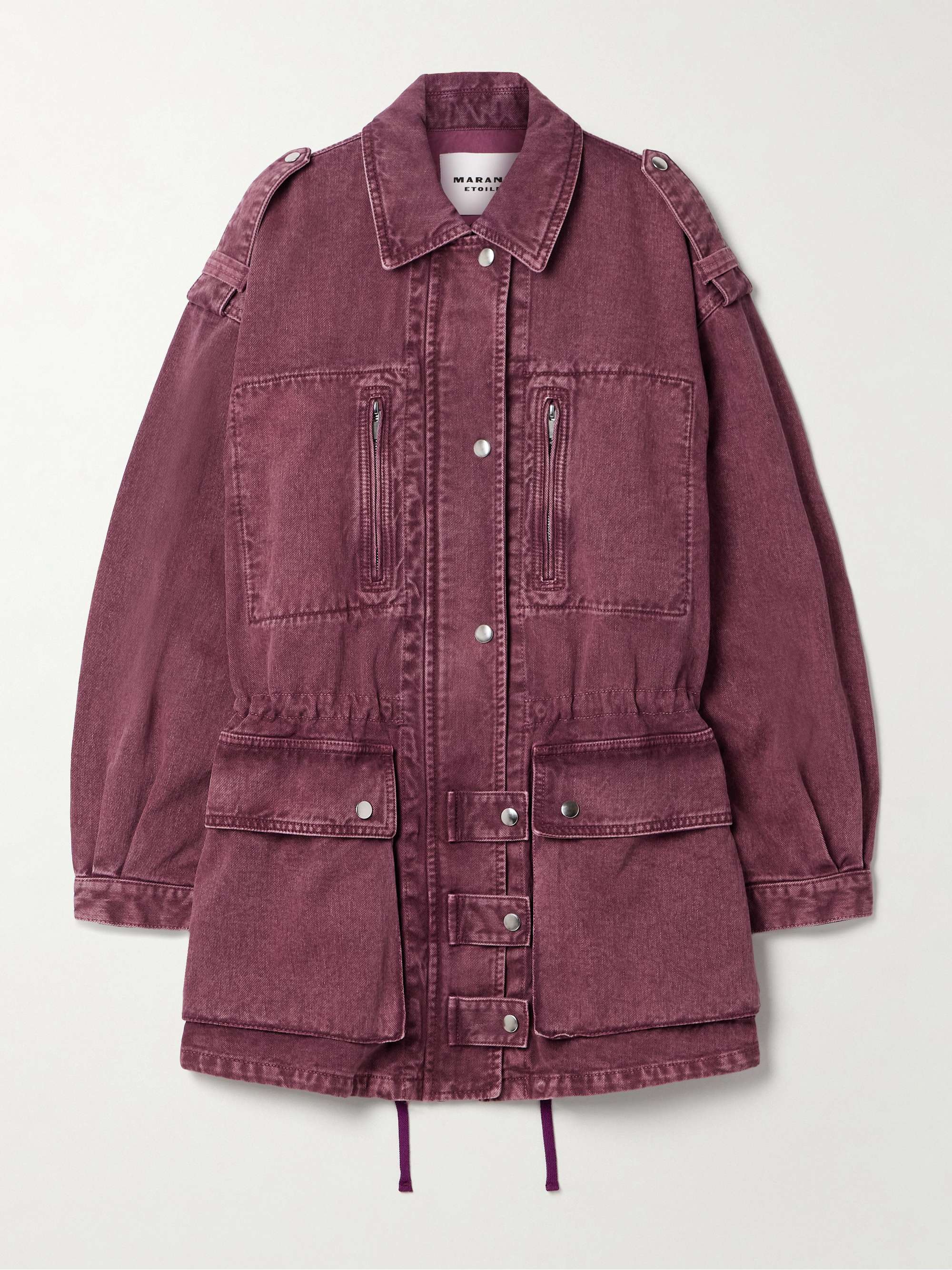 ISABEL MARANT ÉTOILE Joanna paneled denim jacket | NET-A-PORTER