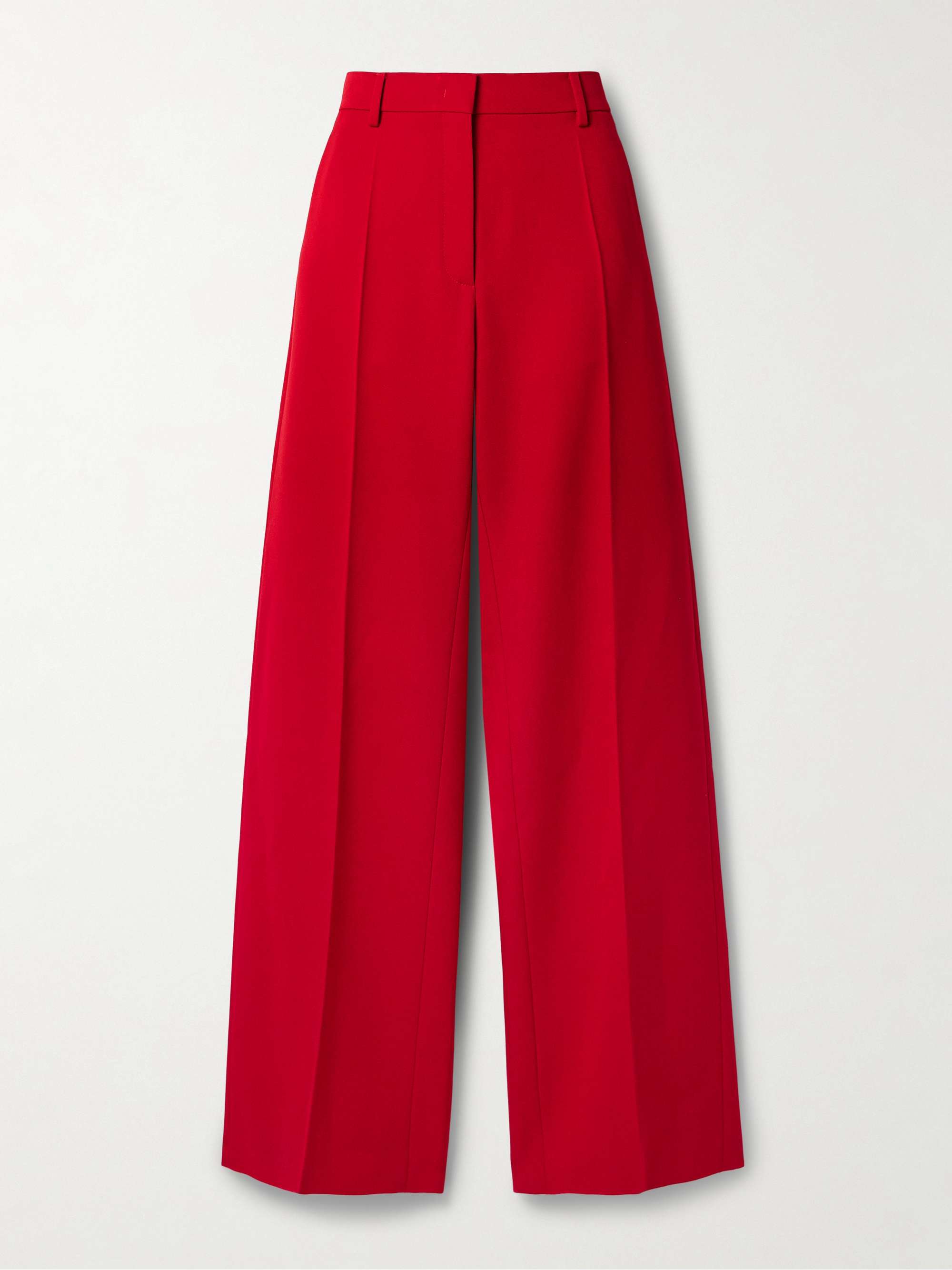 VALENTINO GARAVANI Grain de poudre wool wide-leg pants | NET-A-PORTER